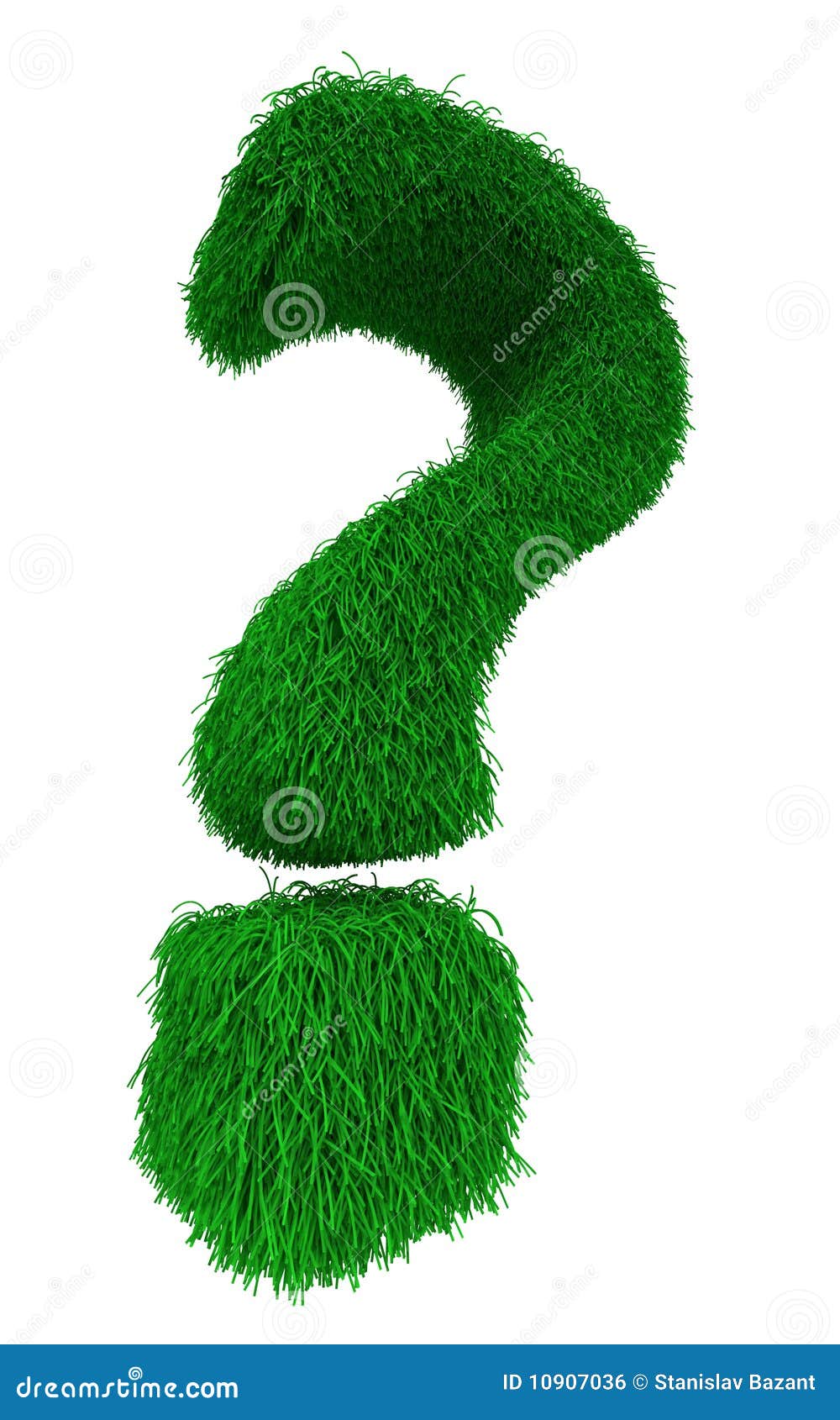 Green question mark stock illustration. Illustration of grass - 10907036