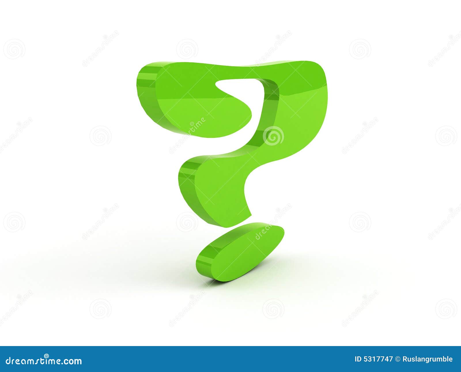 Green Question-mark Royalty-Free Cartoon | CartoonDealer.com #4445675