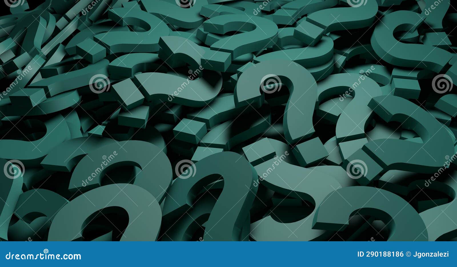Green Question Marks Background. Stock Illustration - Illustration of ...