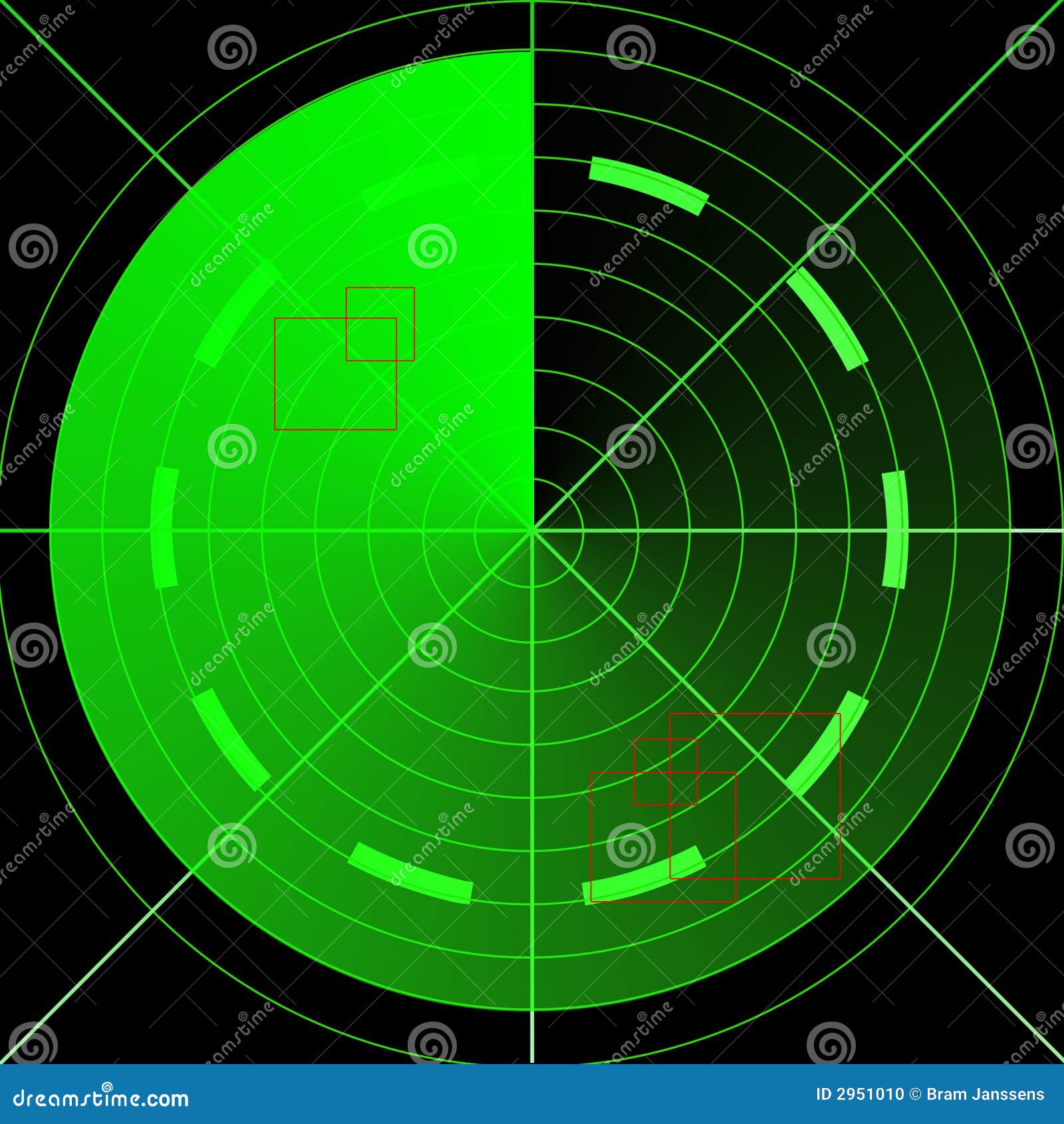 Green radar stock illustration. Illustration of technology - 2951010