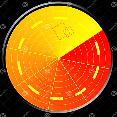 Green radar stock illustration. Illustration of scan, graphic - 3093807