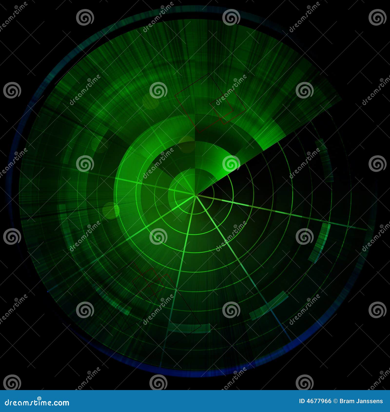 Green radar stock illustration. Illustration of radar - 4677966