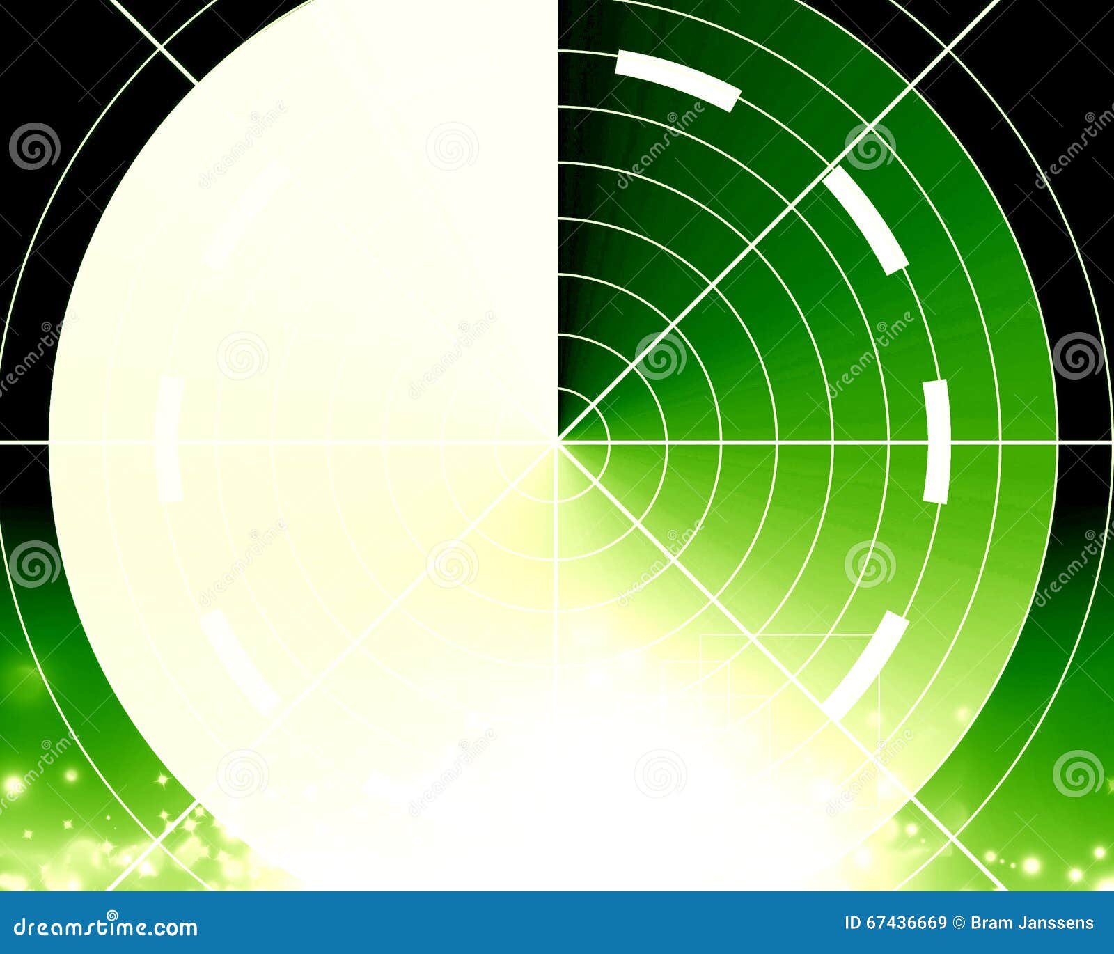 Green radar screen stock illustration. Illustration of scan - 67436669