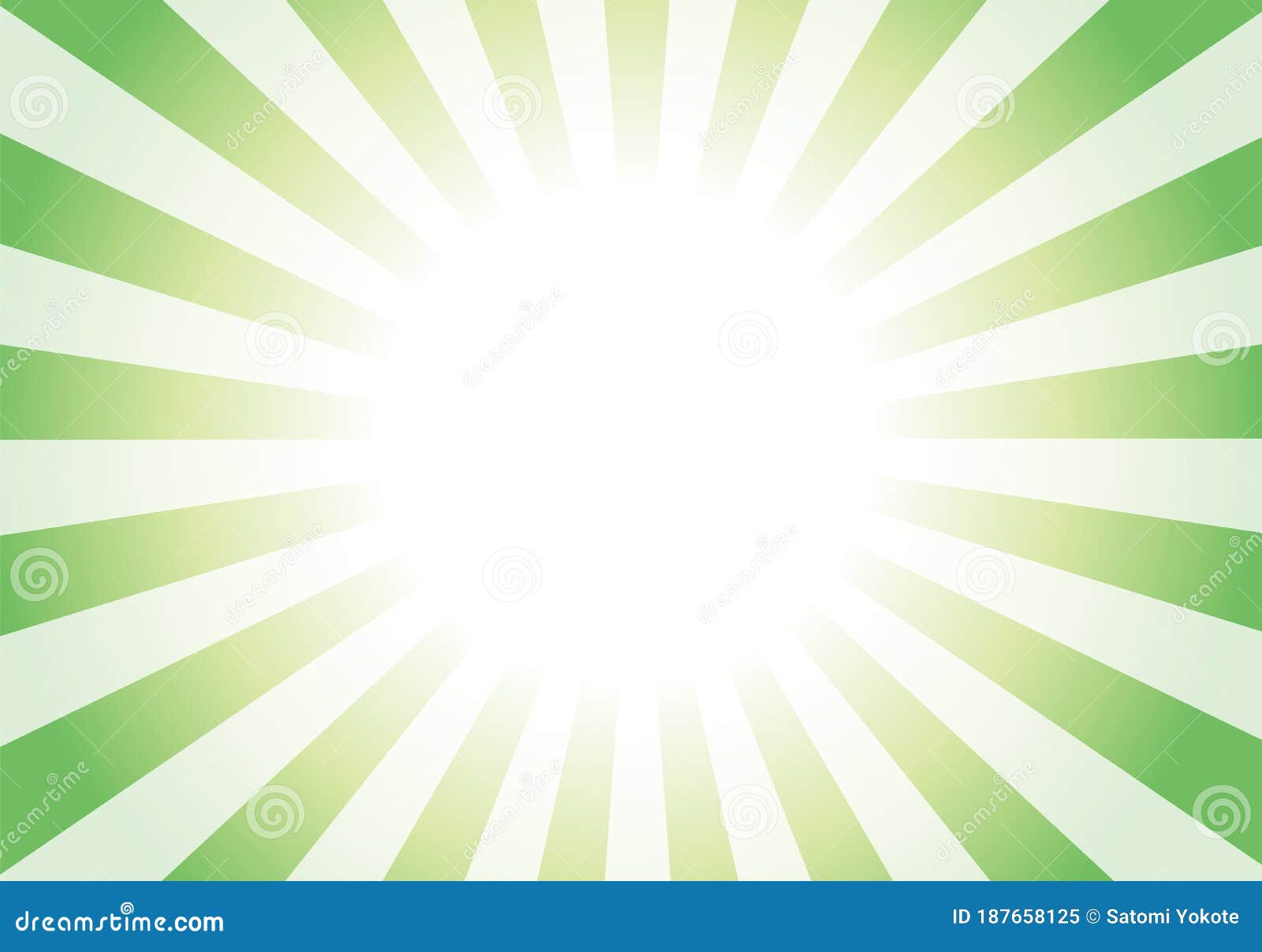 Green Radial Background Light Vector Stock Vector - Illustration of ...
