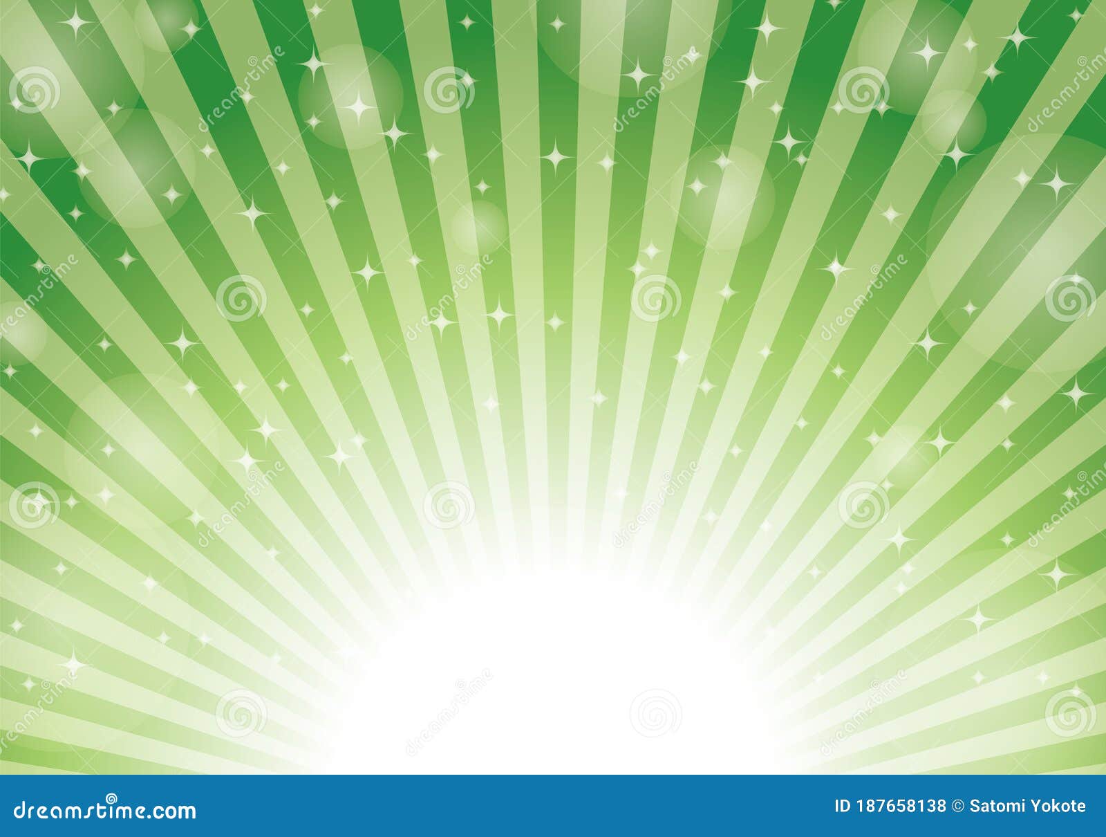 Green Radial Background Light Vector Stock Vector - Illustration of ...