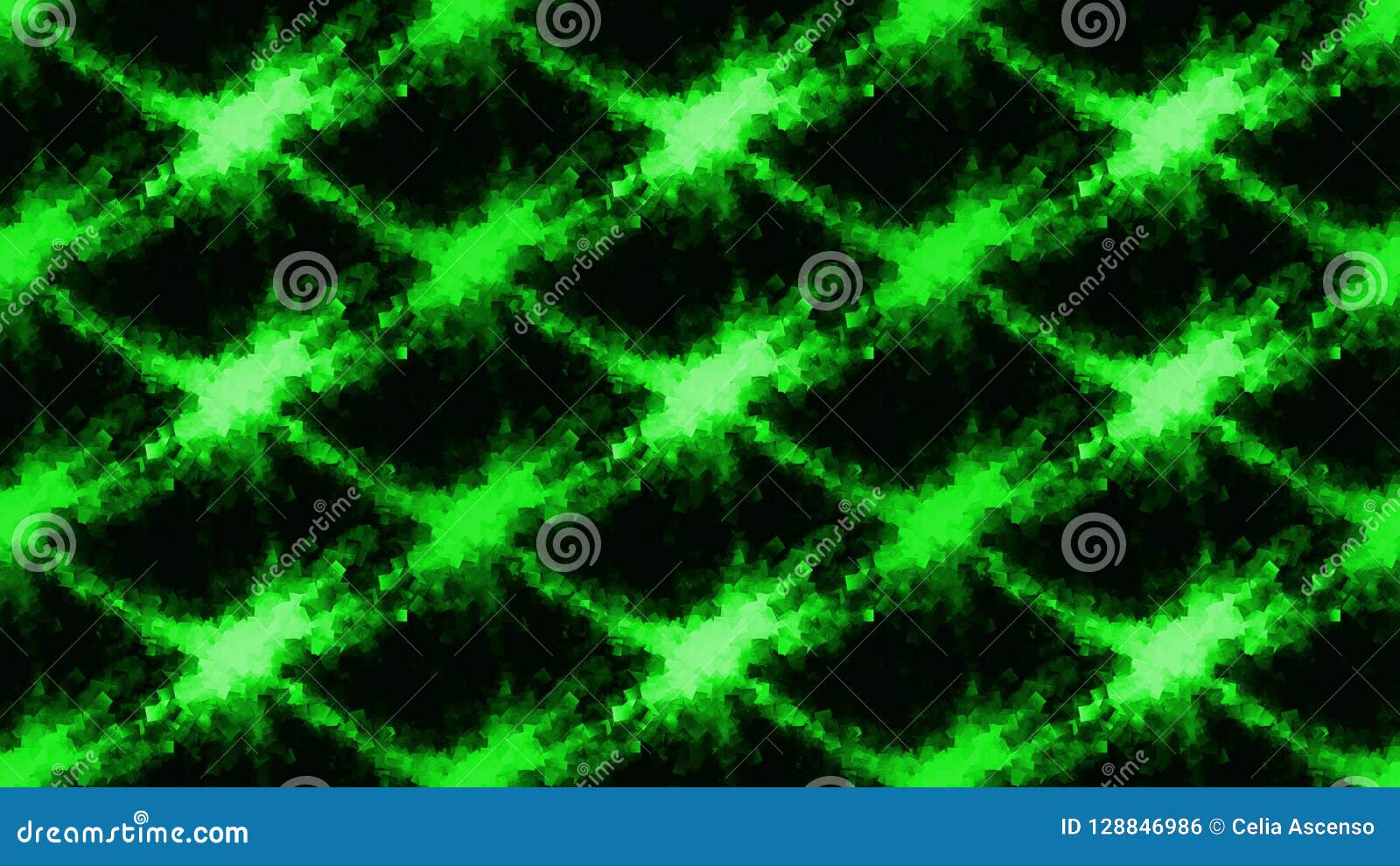 Radioactive Outer Space Seamless Background Stock Illustration ...