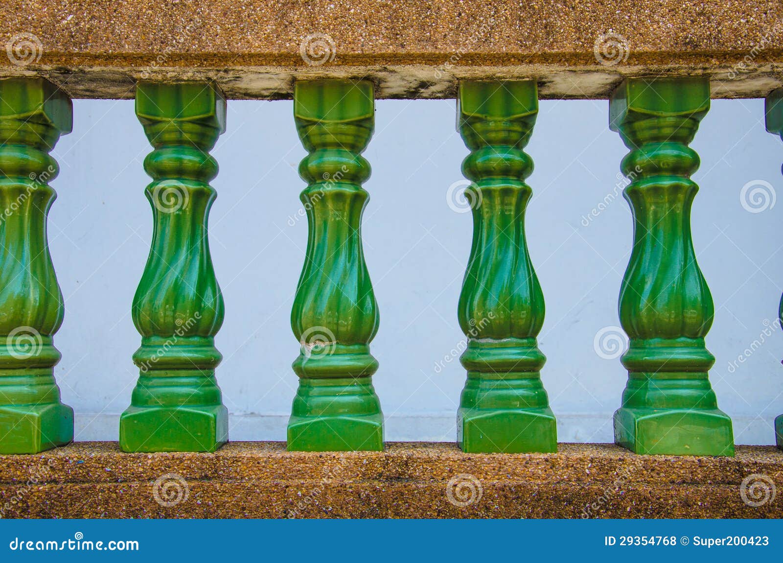 Green Railing Stock Photography | CartoonDealer.com #29354768