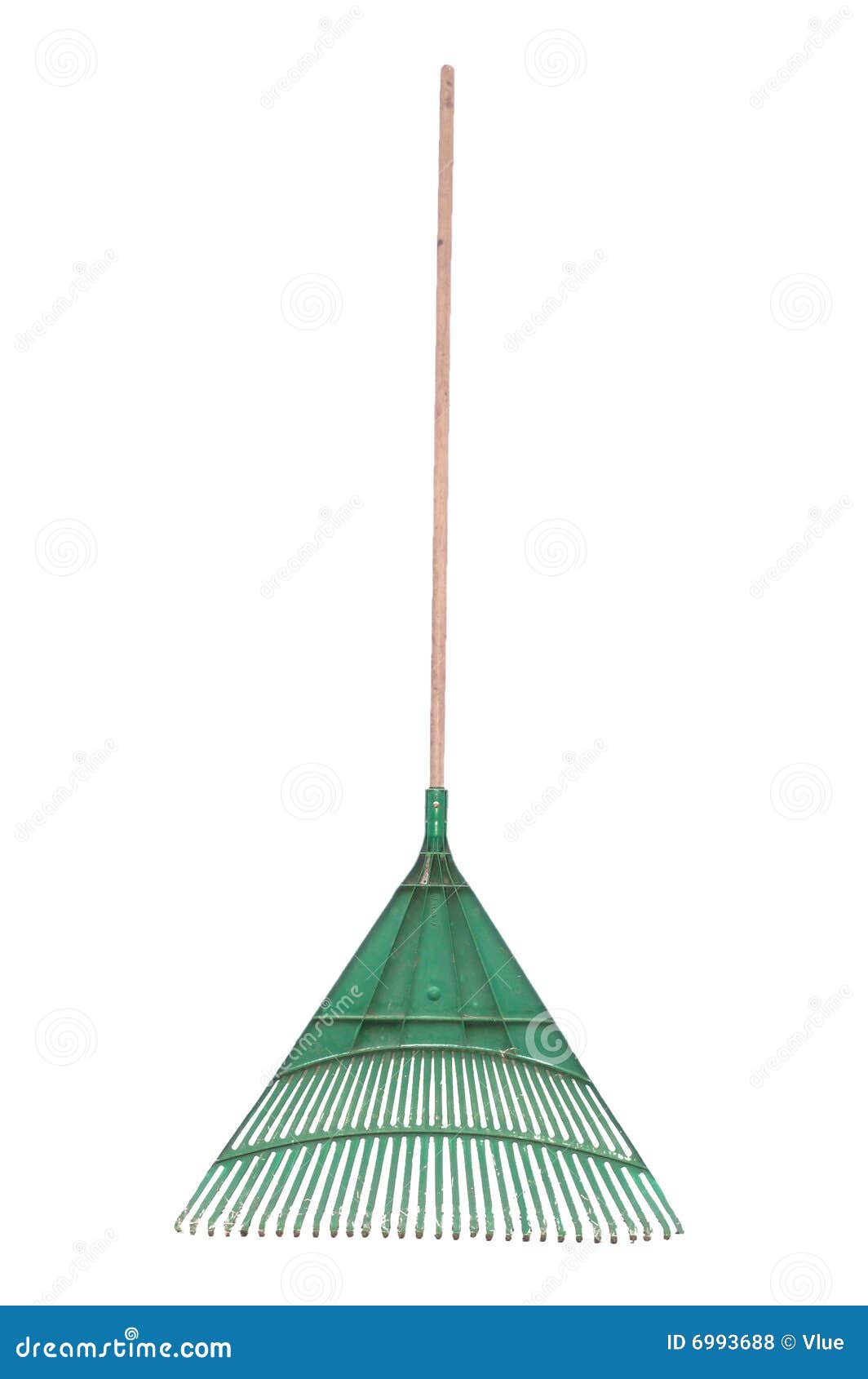 Green rake stock photo. Image of isolated, tine, tines - 6993688