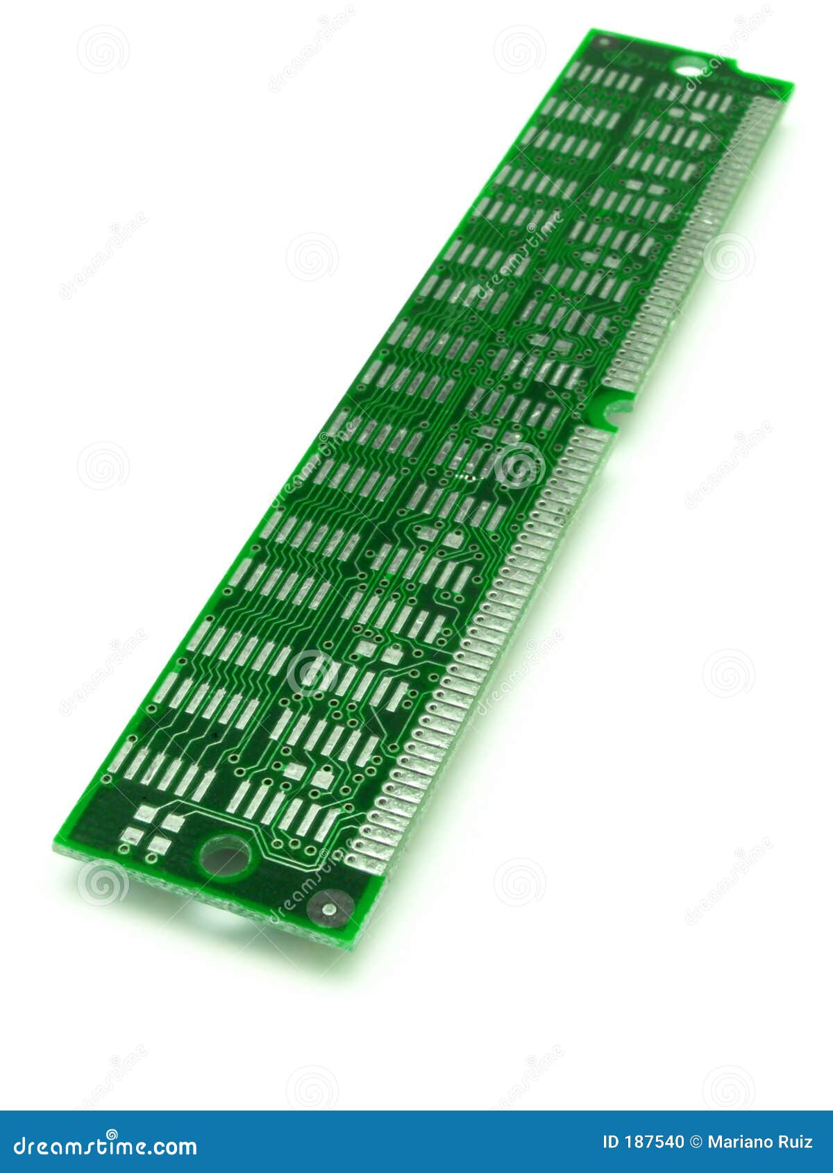 Green RAM 01 stock photo. Image of unit, connections, cords - 187540