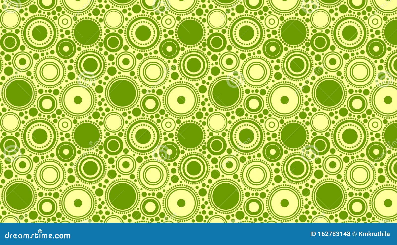 Green Random Circles Pattern Background Stock Vector - Illustration of ...