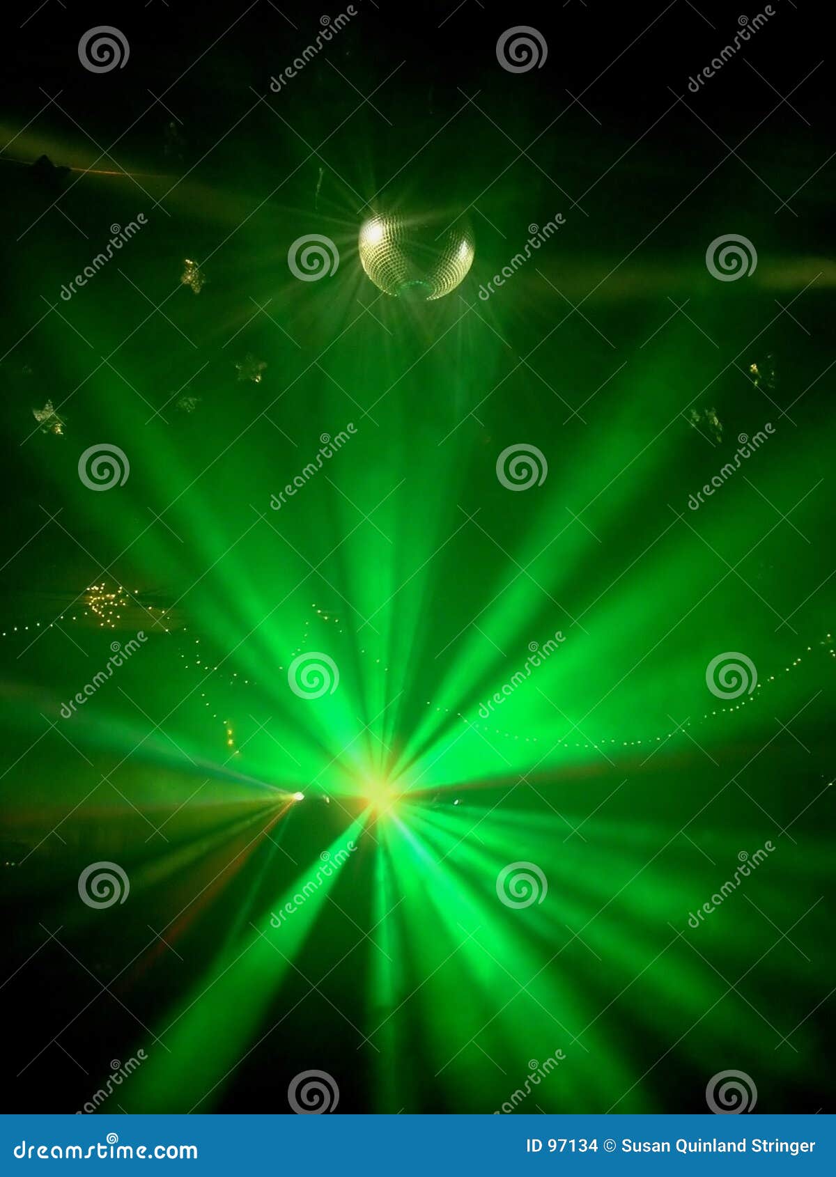 Green Rave stock photo. Image of shine, spotlight, strange - 97134