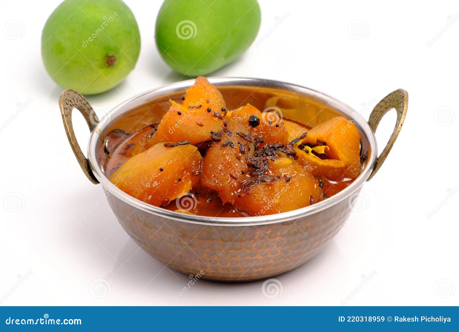 Green Raw Mango Curry in Indian or Rajasthani Style Stock Image - Image ...