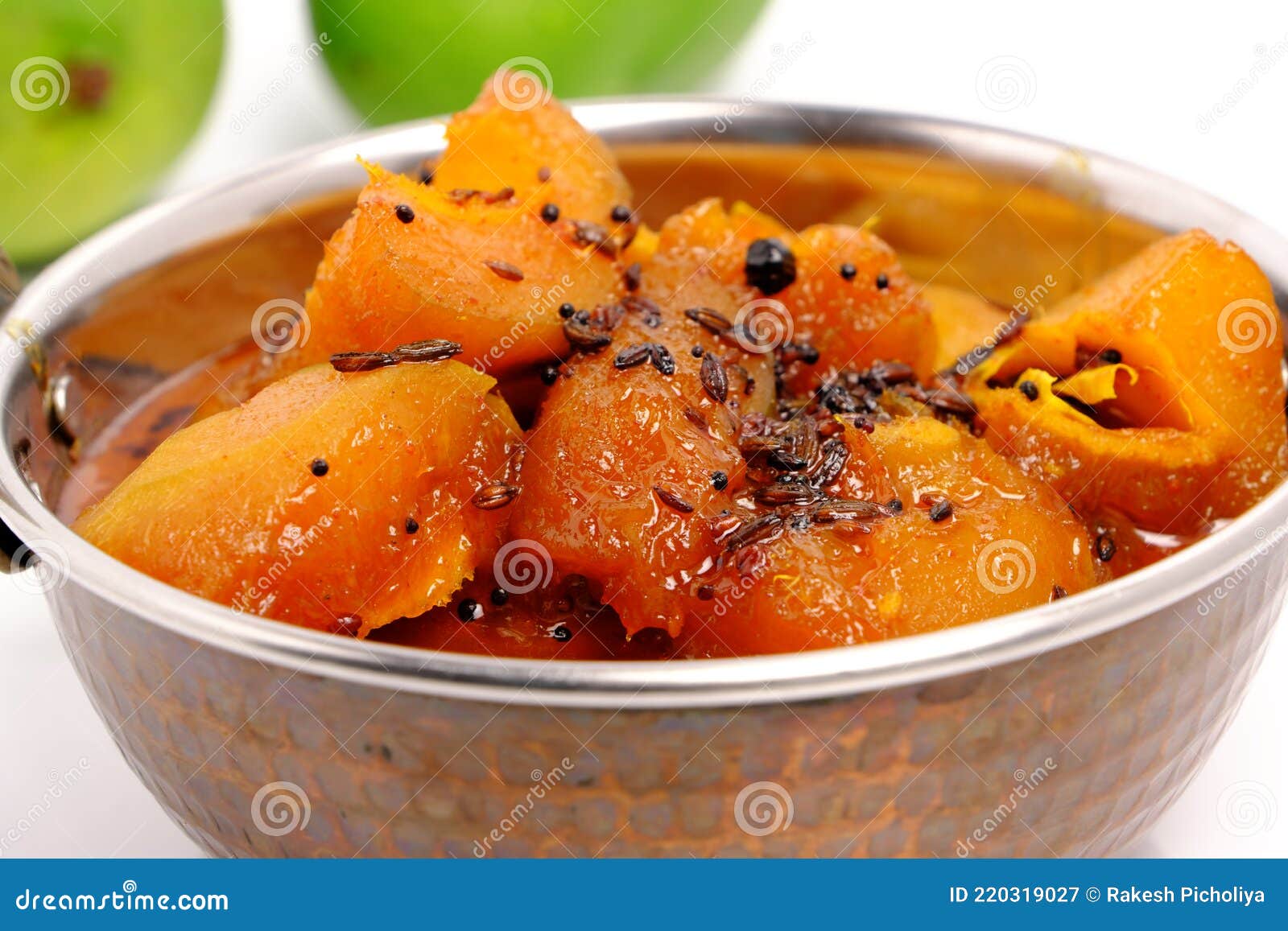 Green Raw Mango Curry in Indian or Rajasthani Style Stock Image - Image ...