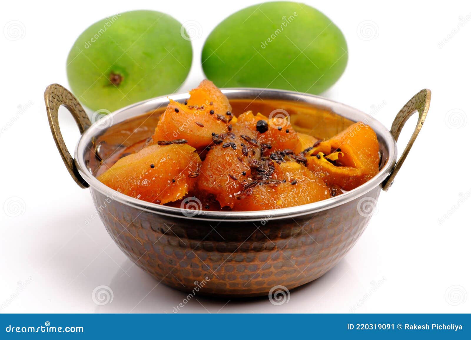 Green Raw Mango Curry in Indian or Rajasthani Style Stock Image - Image ...