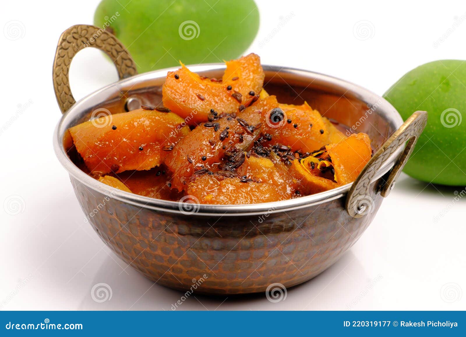 Green Raw Mango Curry in Indian or Rajasthani Style Stock Image - Image ...