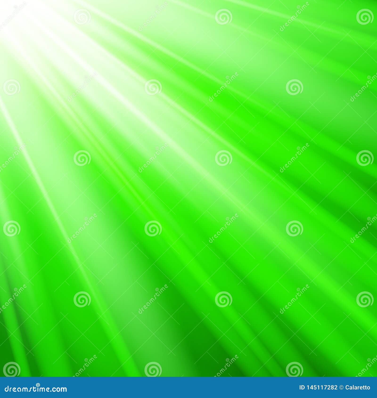 Green Rays Abstract Background Vector Stock Vector - Illustration of ...