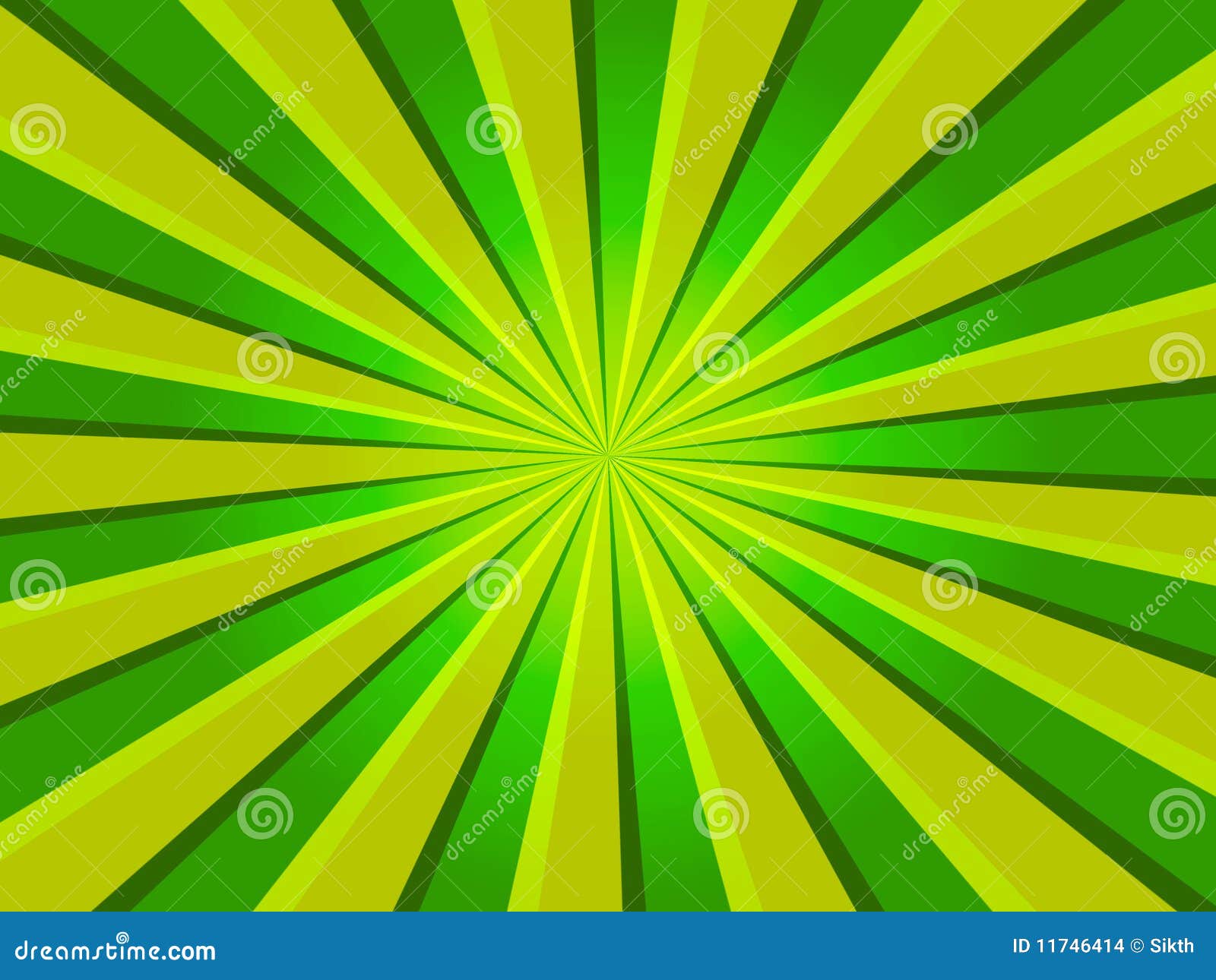 Green Rays Background stock illustration. Illustration of light - 11746414