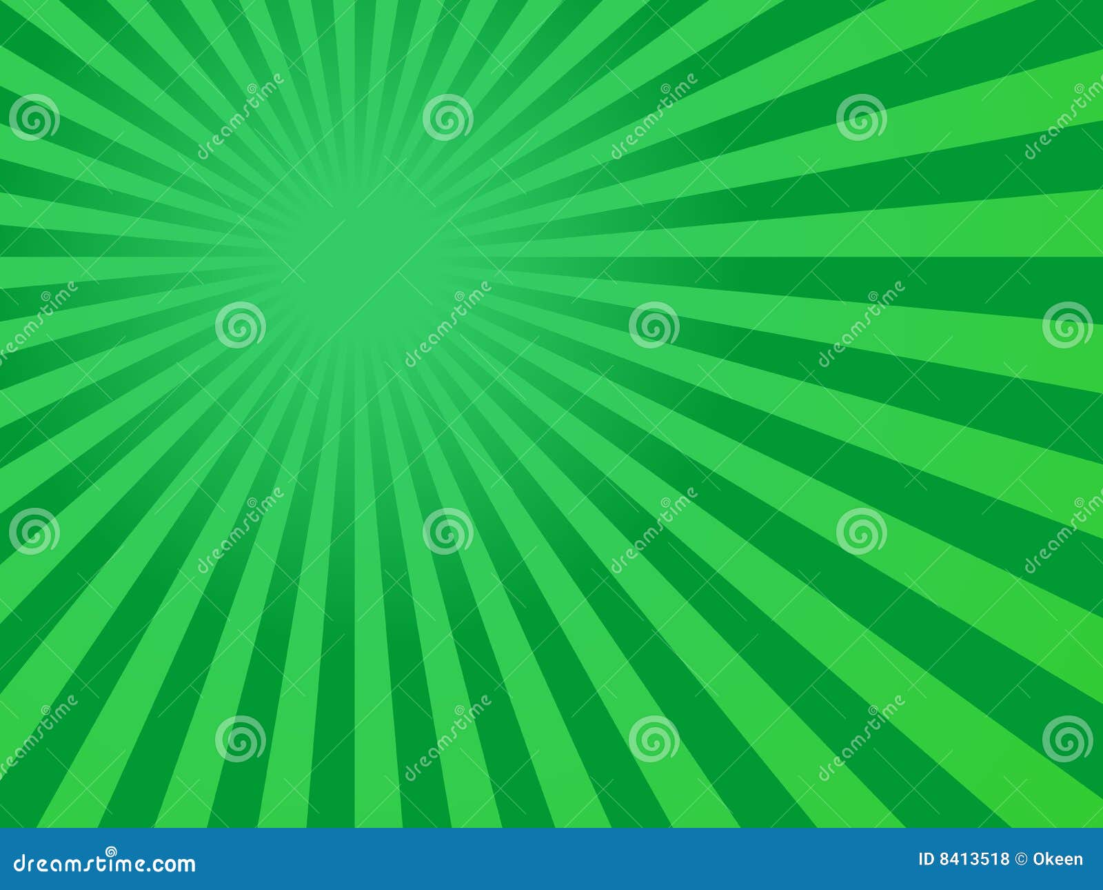 Green Rays Background stock illustration. Illustration of shining - 8413518