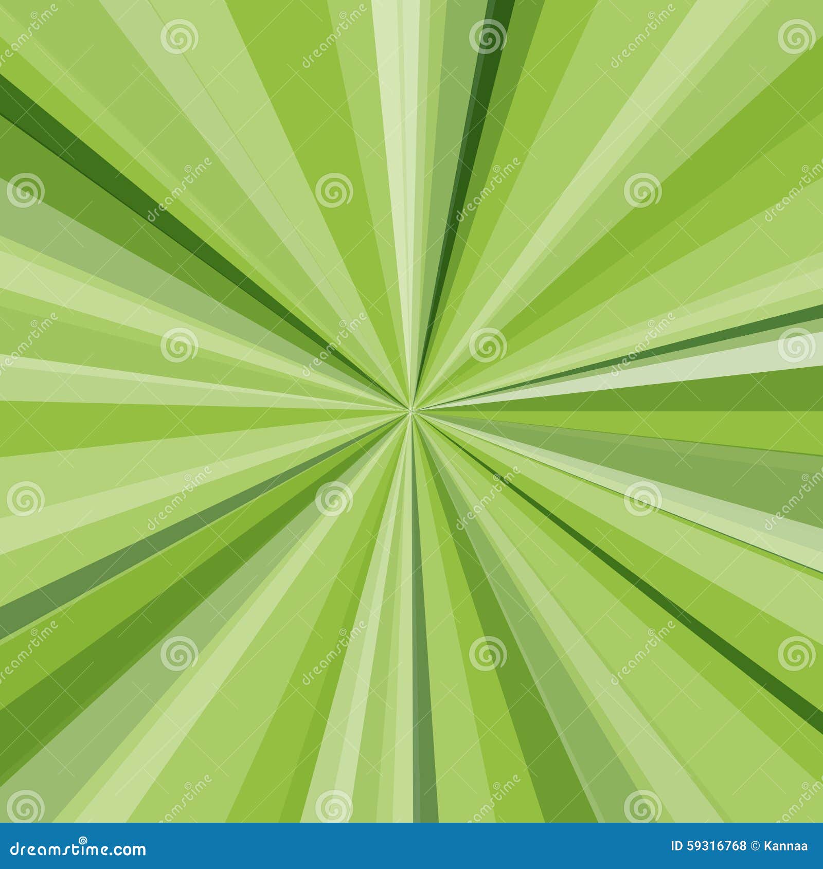 Green Rays Background. Illustration for Your Stock Illustration ...