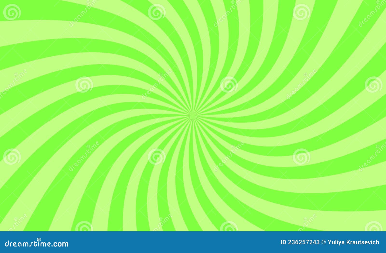 Green Rays Background in Retro Style. Vector Stock Vector ...