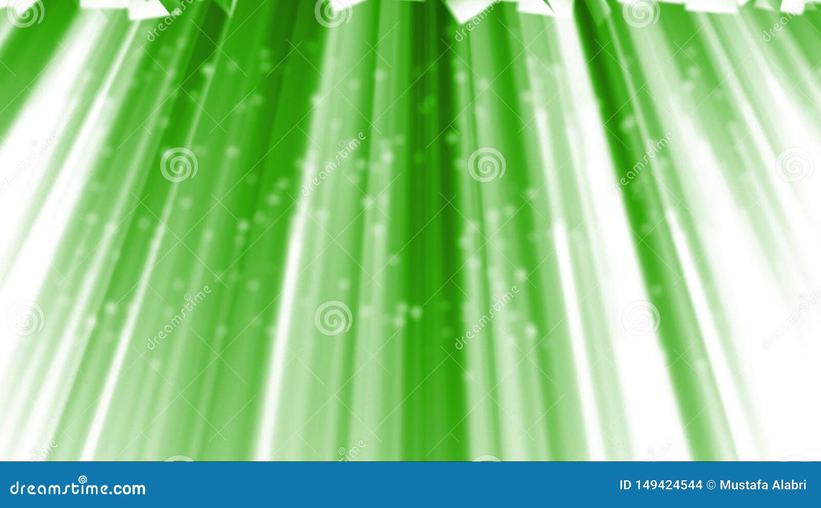 Green Rays Light Background Stock Illustration - Illustration of ...
