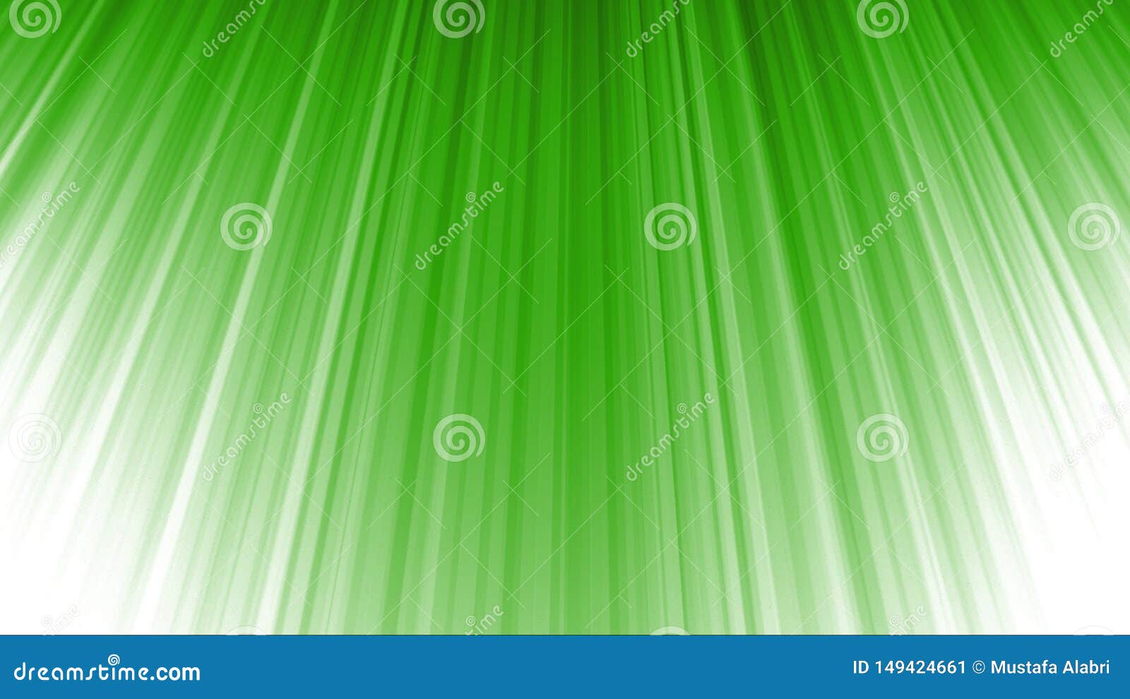 Green Rays Light Background Stock Illustration - Illustration of smooth ...