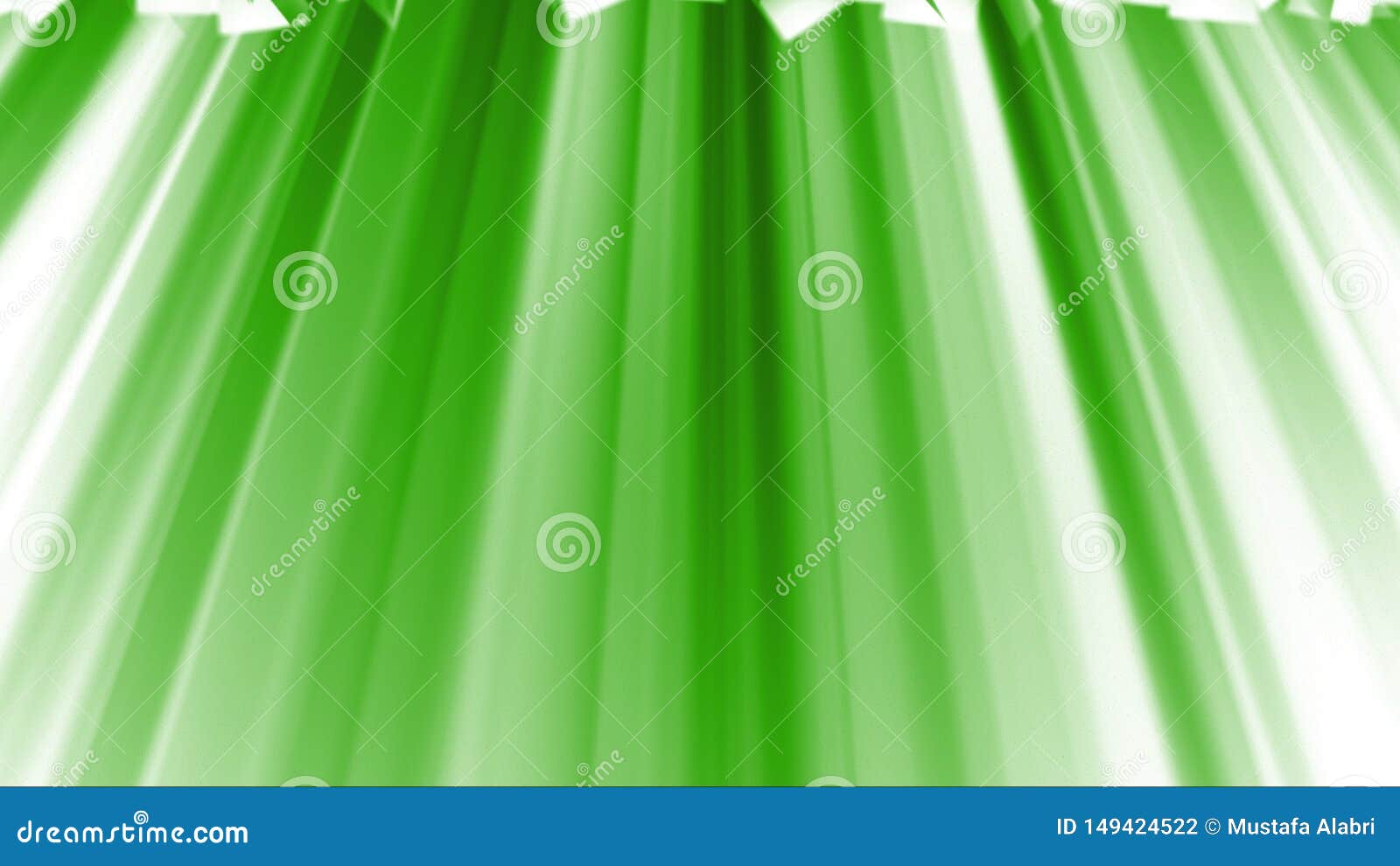 Green Rays Light Background Stock Illustration - Illustration of green ...