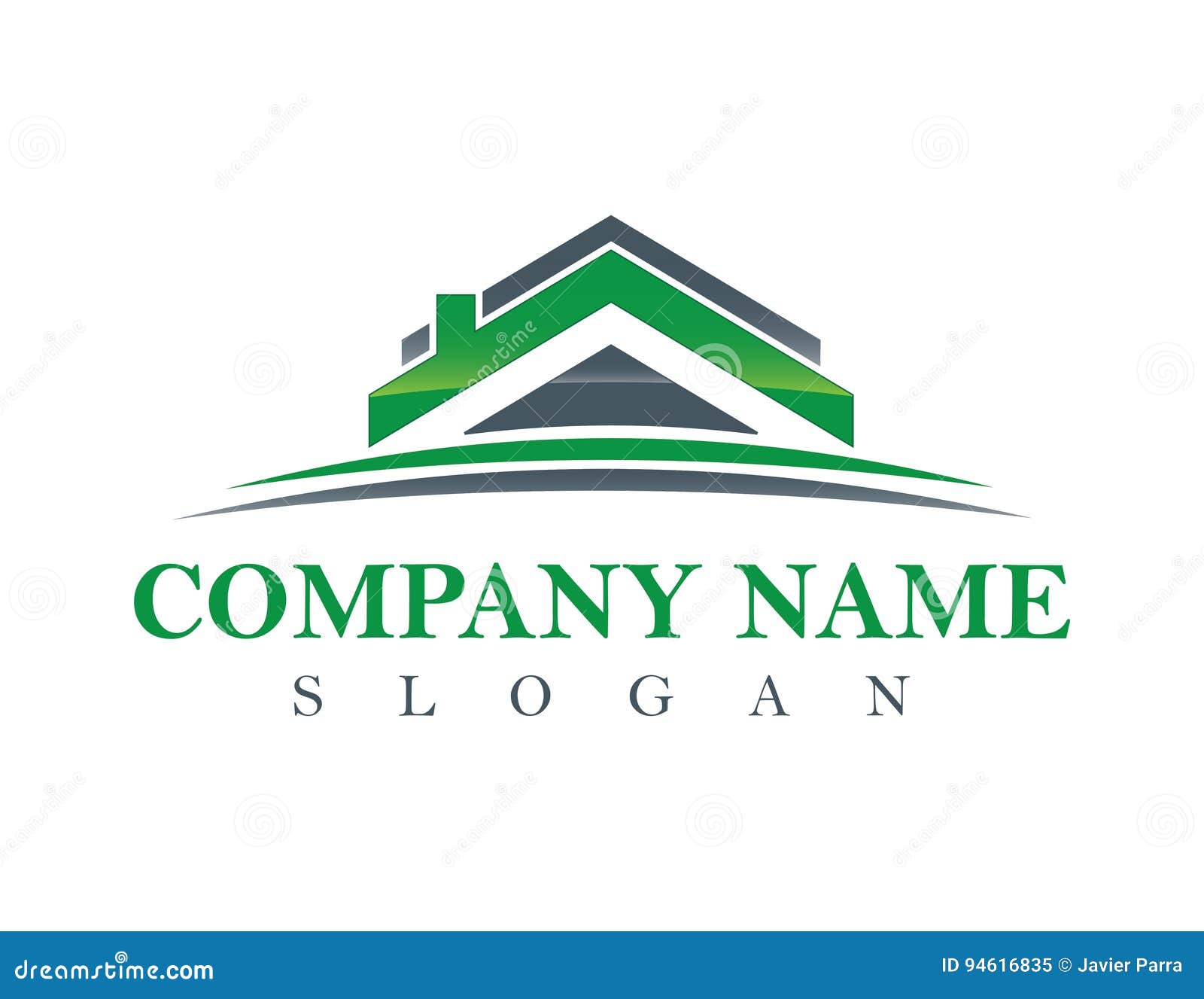 Green real estate logo stock vector. Illustration of logos - 94616835