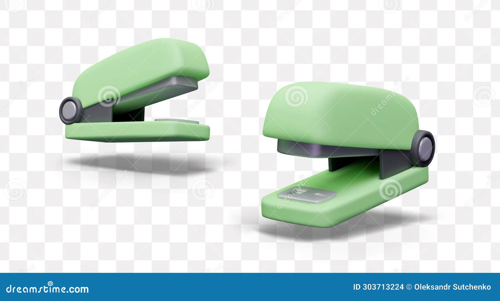 Red Plastic Stapler. Device For Fastening Sheets. Cartoon Vector ... Red Plastic Stapler. Device For Fastening Sheets. Cartoon Vector ...