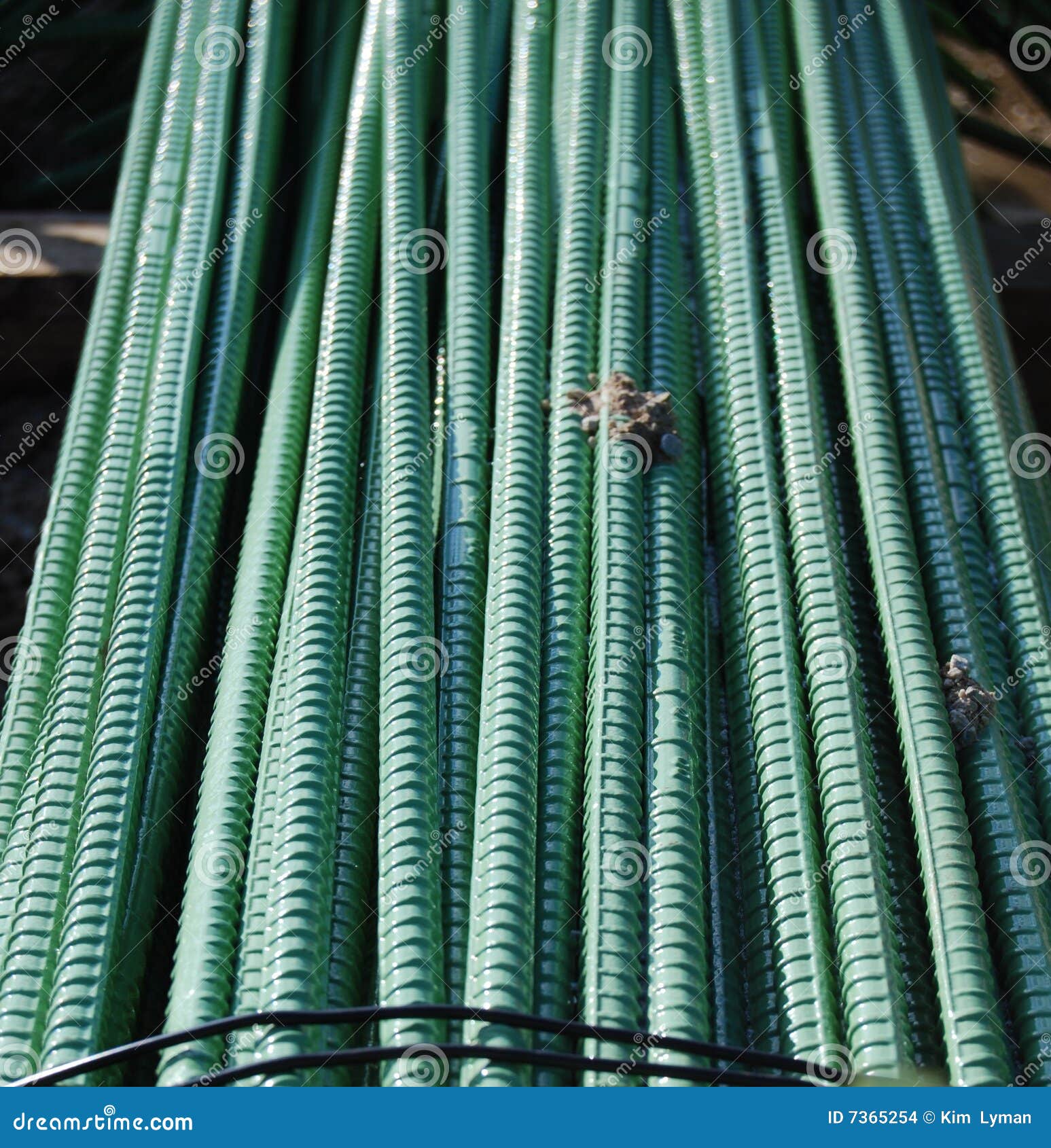 Green rebar stock photo. Image of bars, rebar, iron, background - 7365254