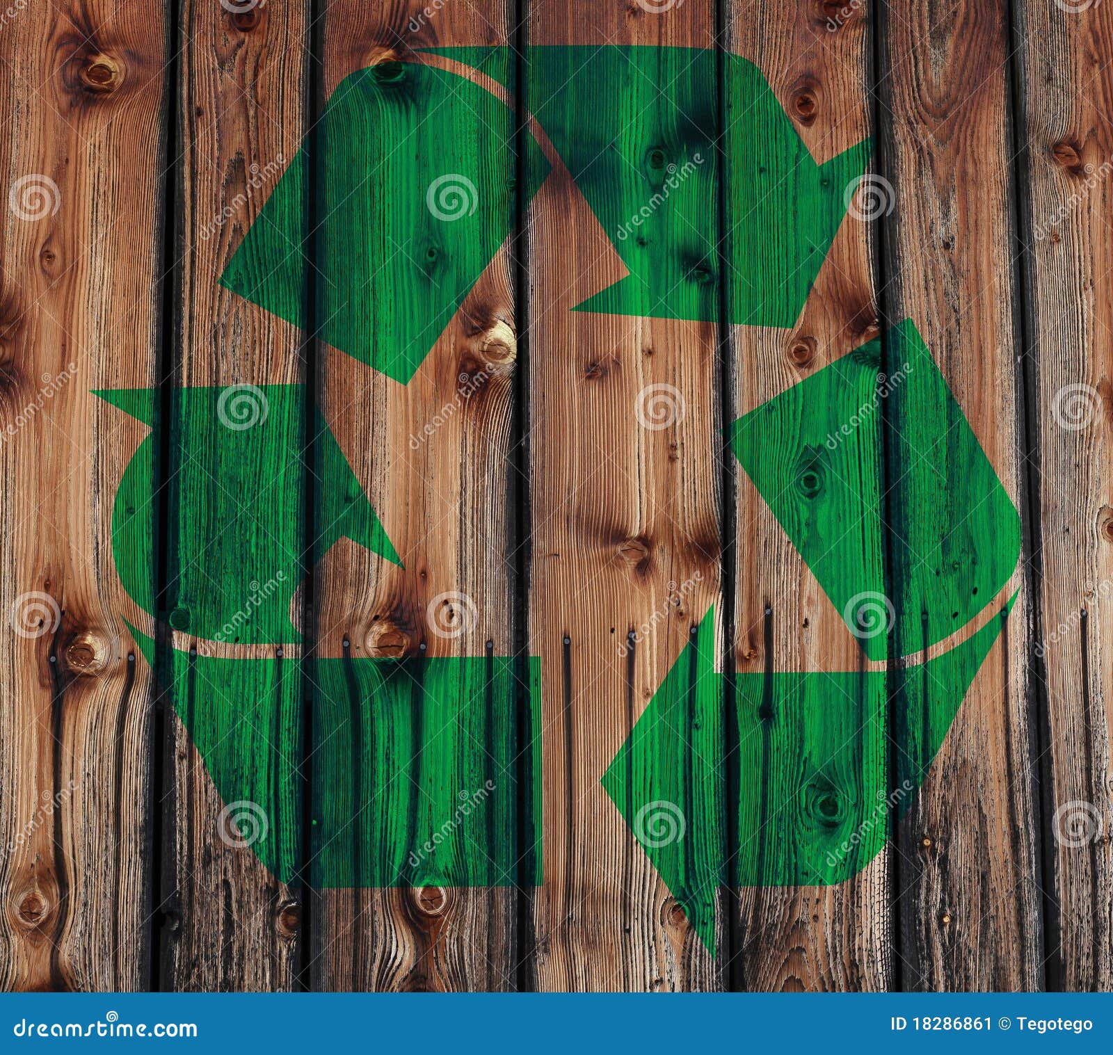 Green recycle logo stock image. Image of earth, industry - 18286861