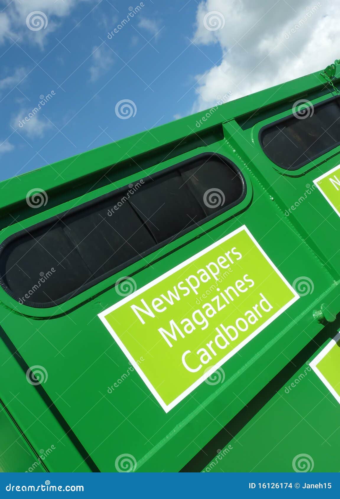 Green recycling stock photo. Image of environmental, environment - 16126174