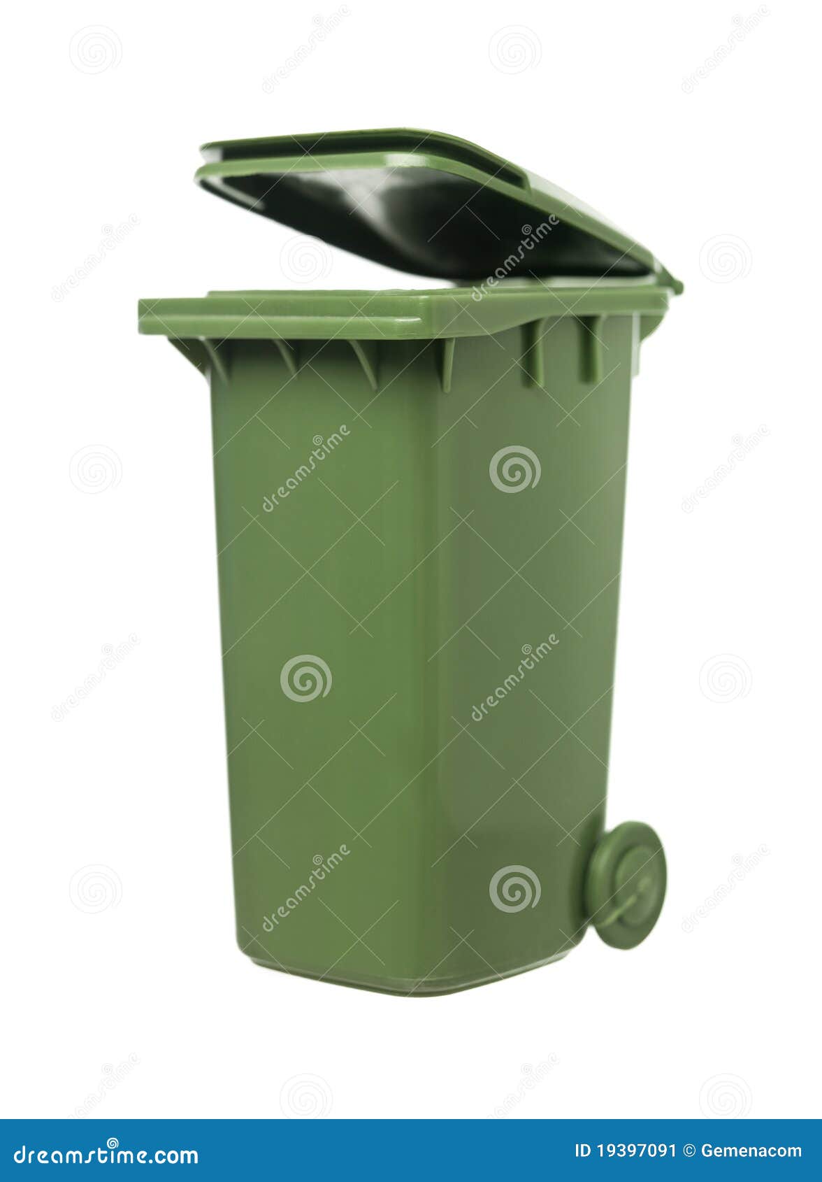 Green Recycling Bin stock image. Image of environment - 19397091