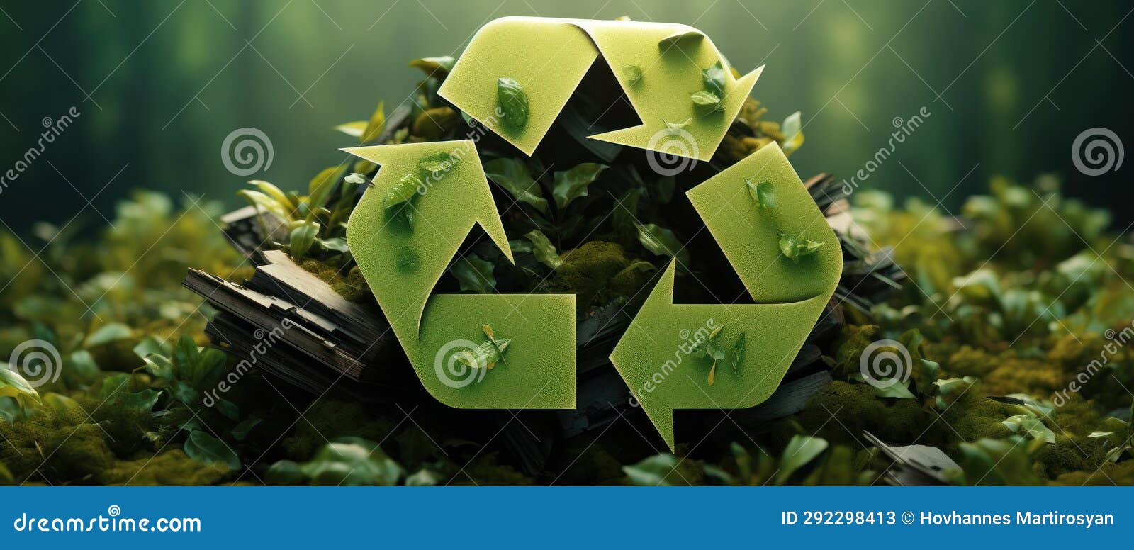 Green Recycling Symbol. Green Recycling Concept. Bio. Ecology. the ...