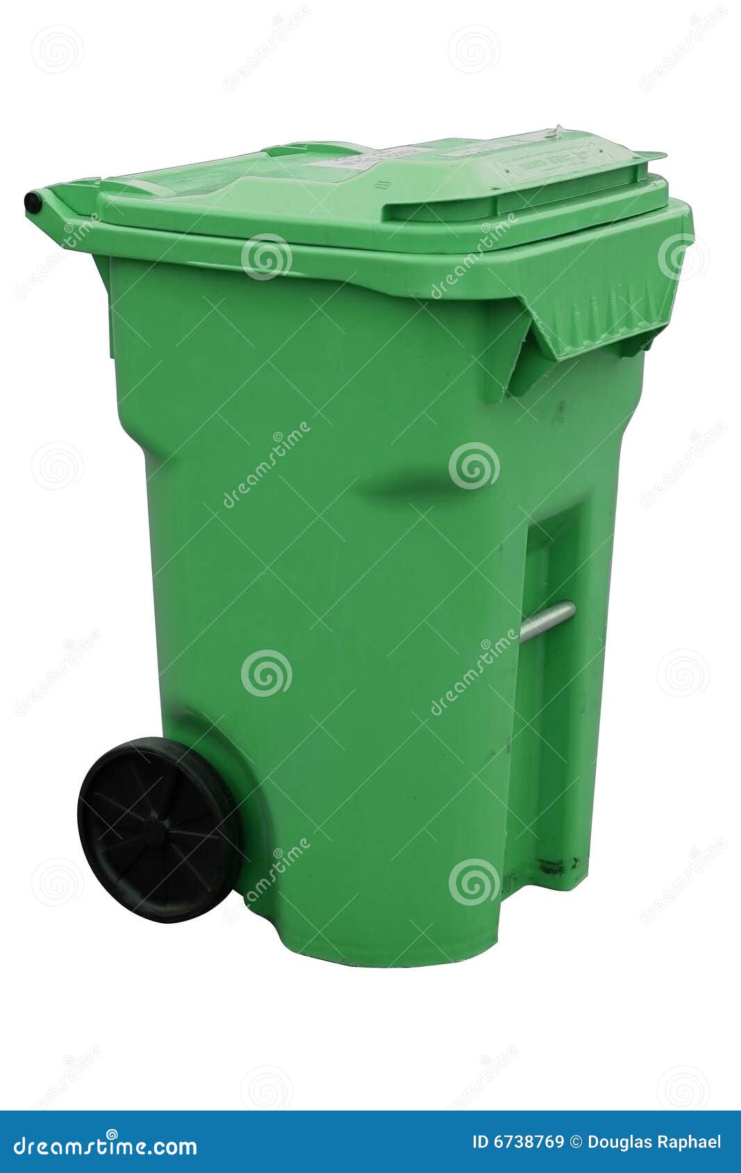 Green recycling container stock image. Image of disposal - 6738769