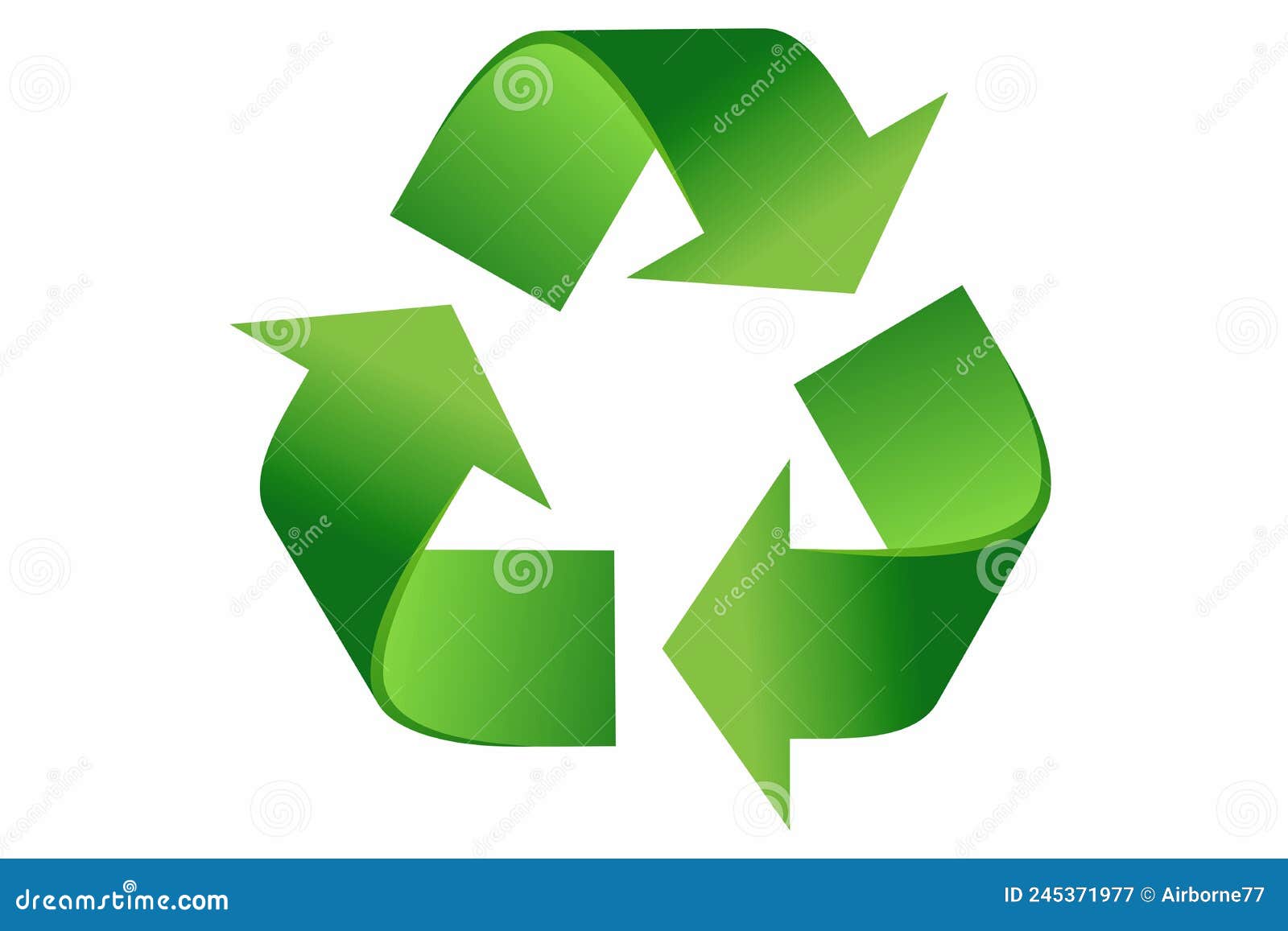 Green Recycling Logo. Vector Stock Vector - Illustration of symbol ...