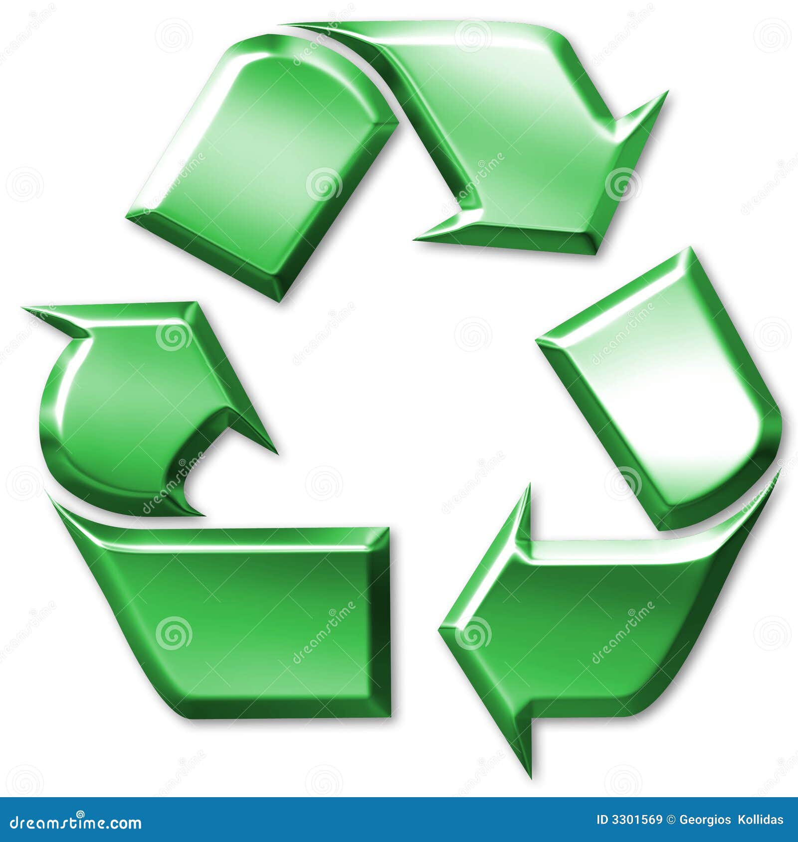 Green Recycling Badge For Ecologic Plastic Products Vector Illustration ...