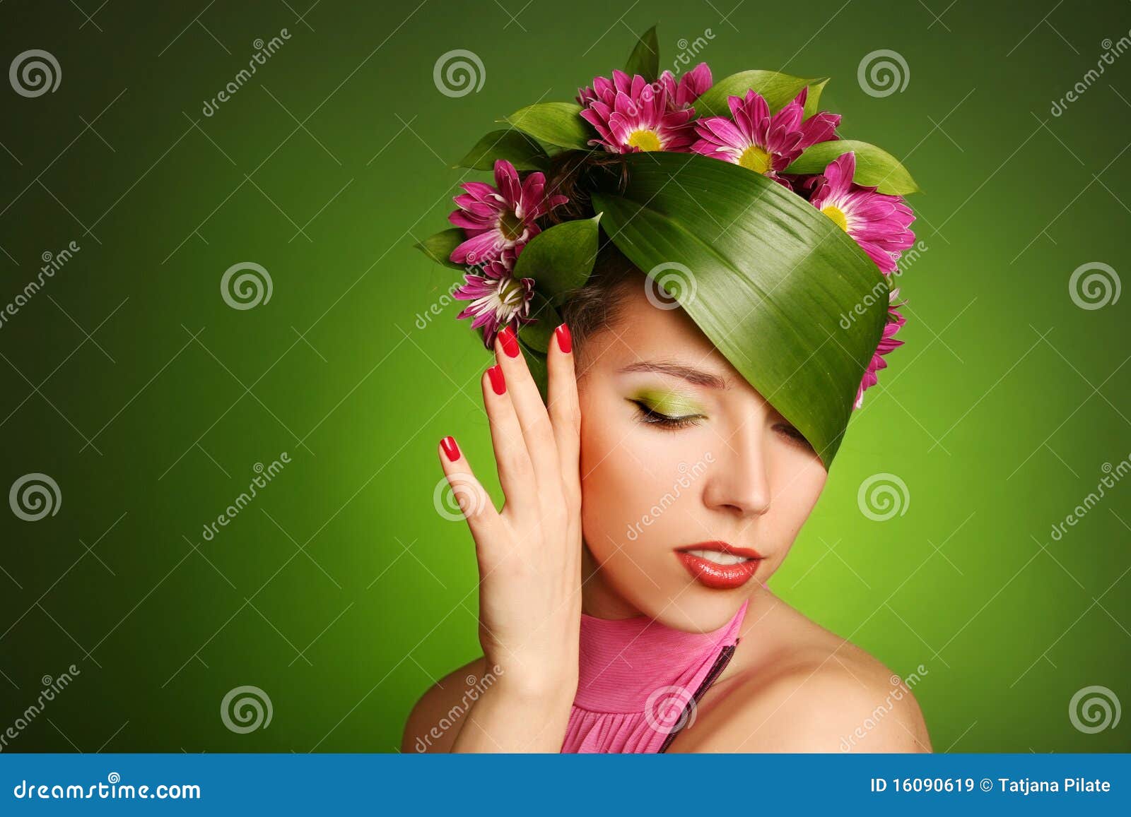 Green and red stock image. Image of human, face, adult - 16090619