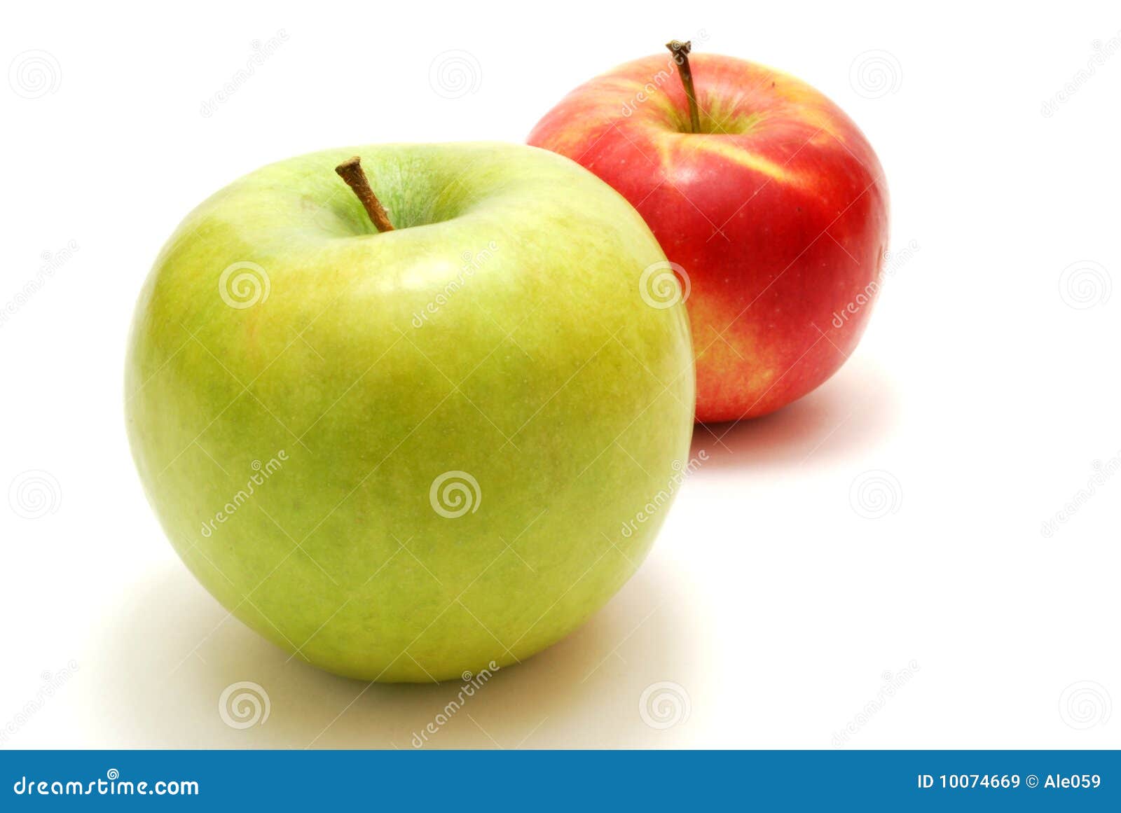 Green and Red Apples stock image. Image of delicious - 10074669