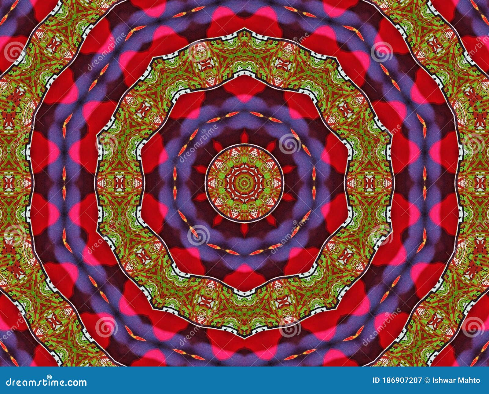 Green, Red and Blue (pattern). Stock Illustration - Illustration of ...