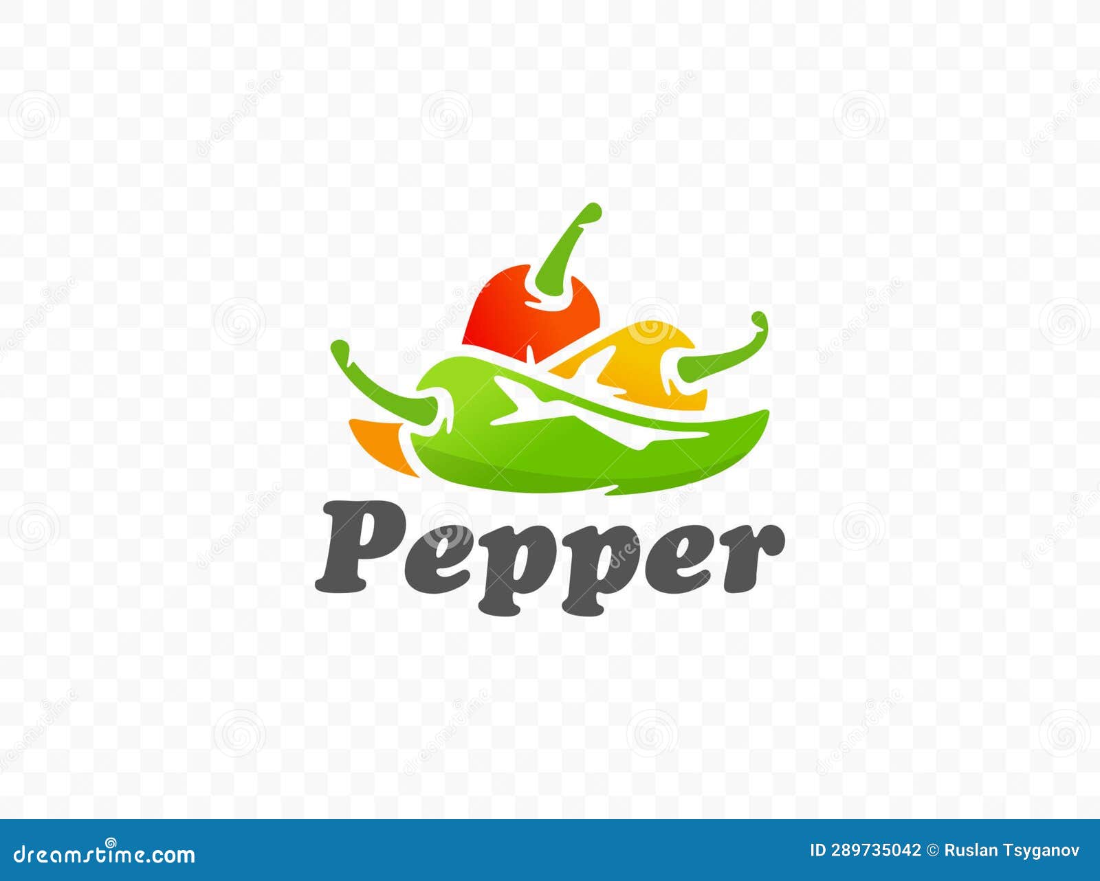 Green and Red Chili Pepper Logo Design. Spicy Chili Pepper Design Stock ...