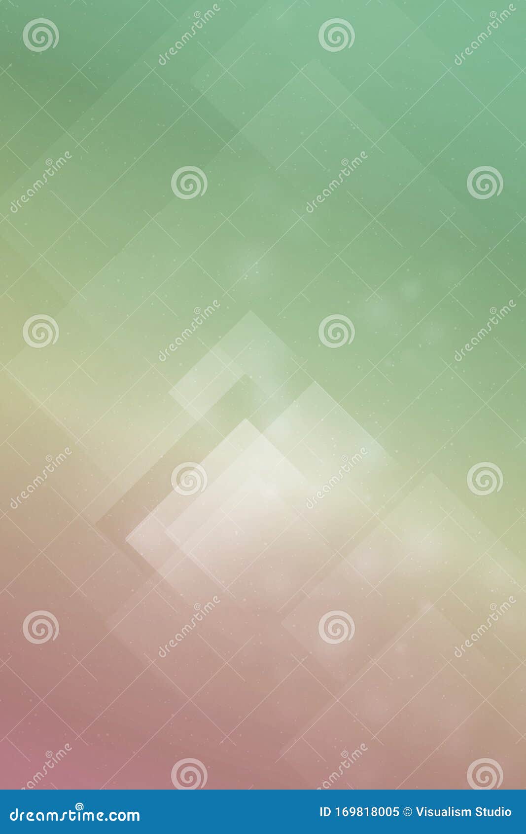 Green and Red Colored Diamond Gradient with Abstract Shapes for ...