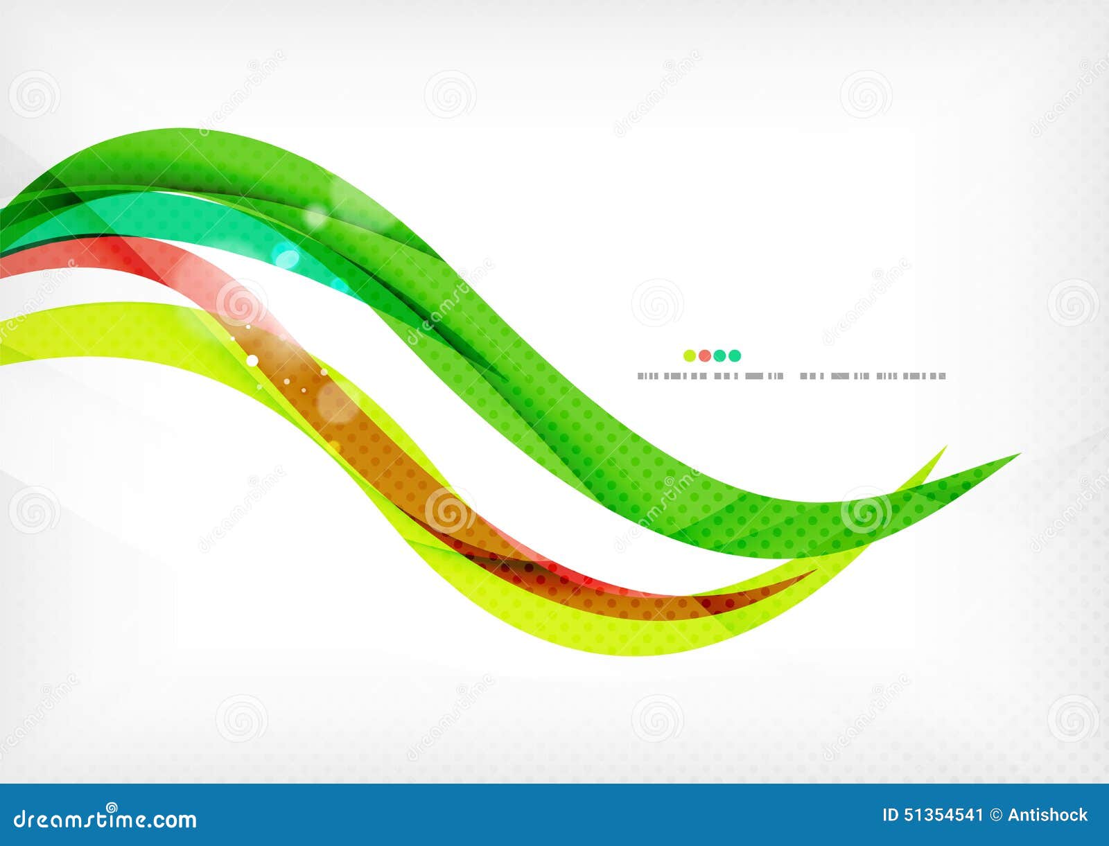 Green and red line swirls stock vector. Illustration of abstract - 51354541