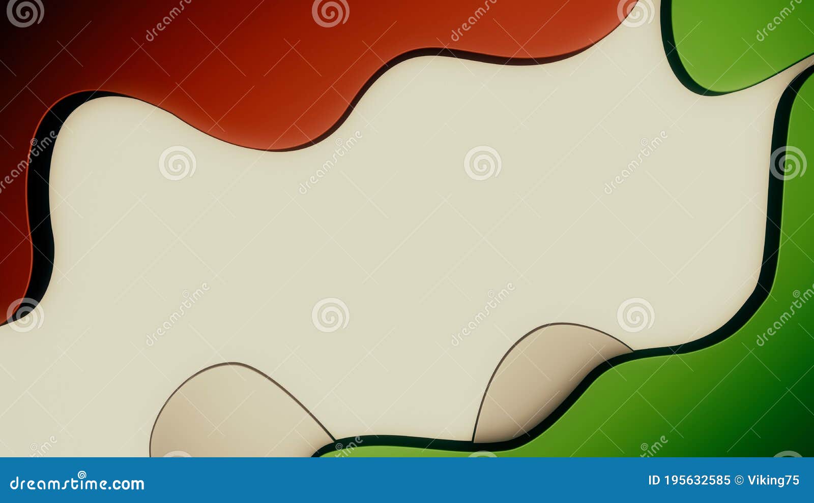 Green and Red Minimalistic Background Template Stock Illustration ...