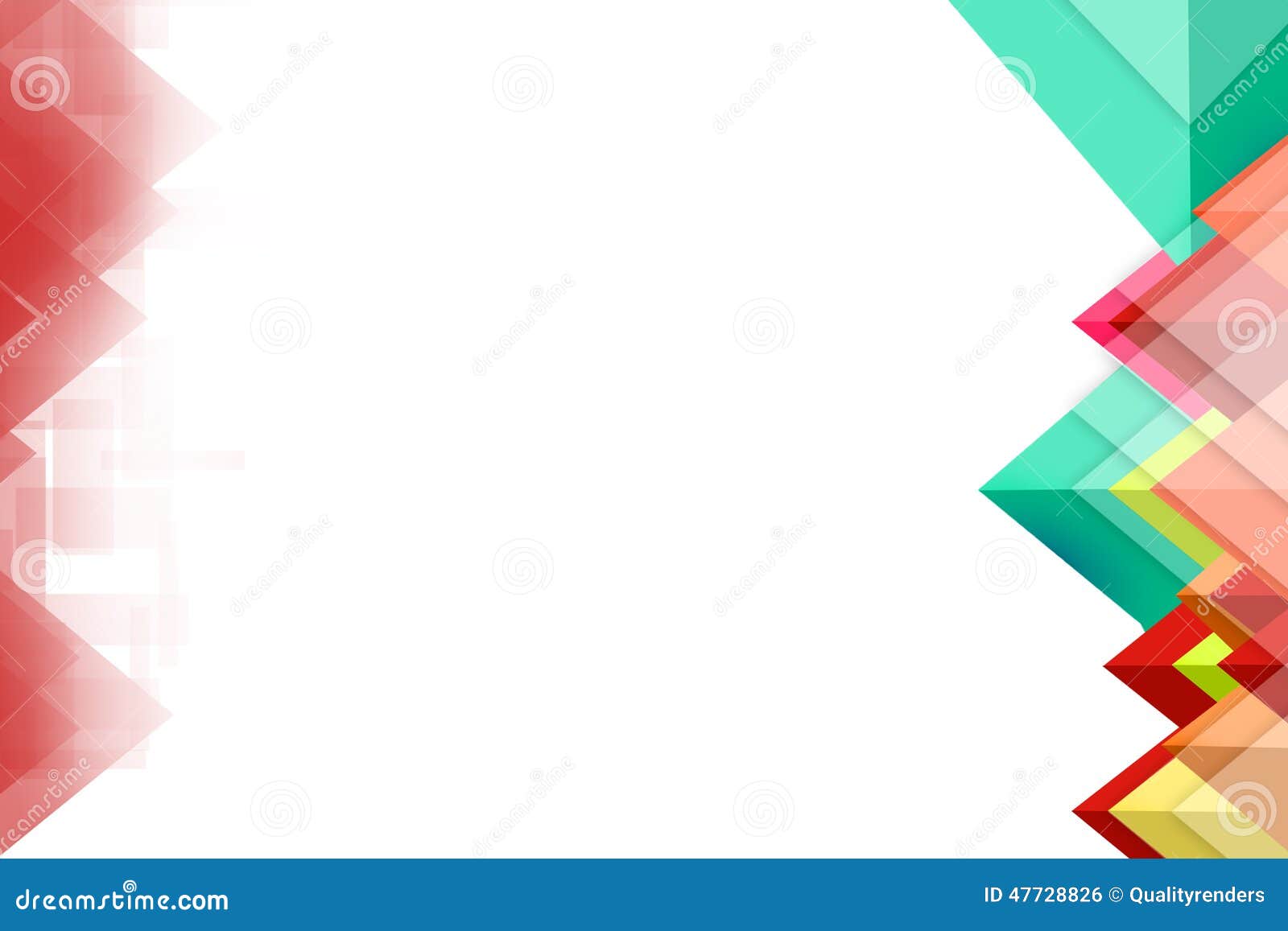 Green And Red Triangle Shape Overlap, Abstrack Background Stock ...