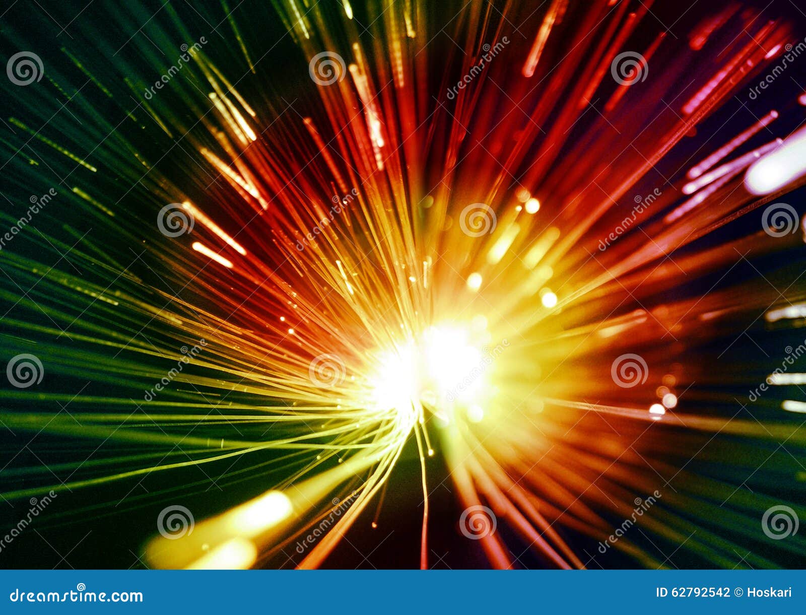 Green and Red, Yellow Lights and Rays on the Black Background, Textured ...