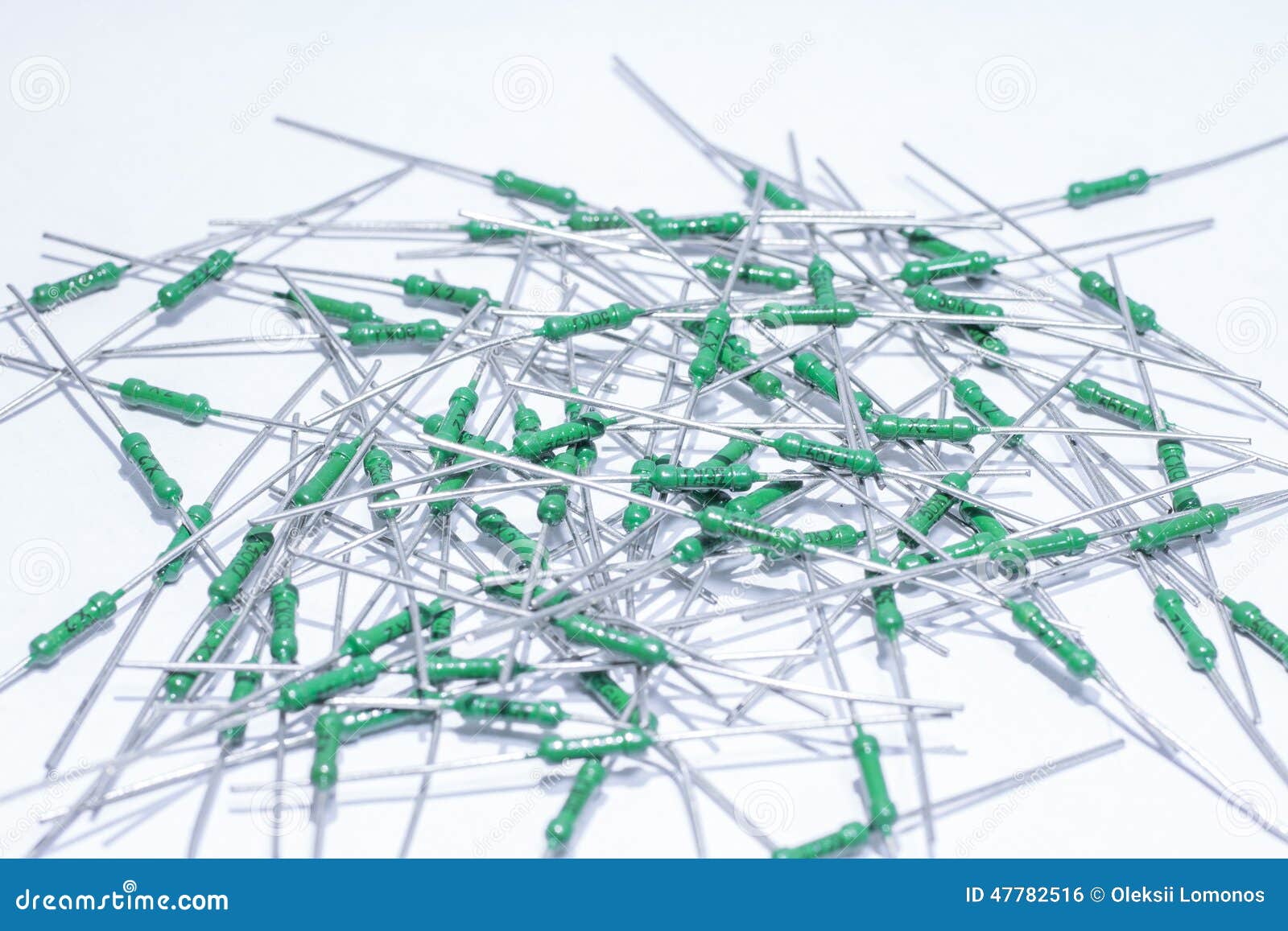 Green resistors stock photo. Image of resistance, circuit - 47782516
