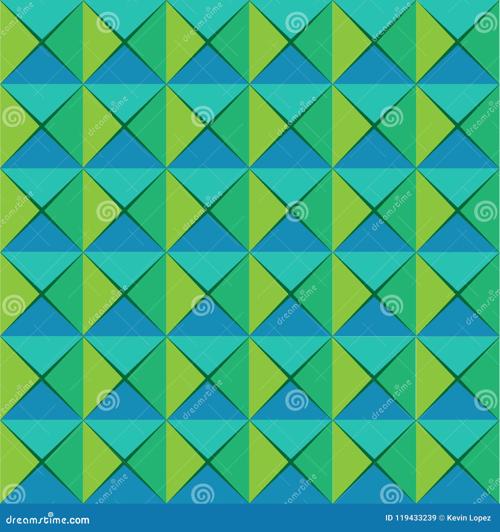 Green Retro Abstract Tile Vector Design Background Stock Vector ...