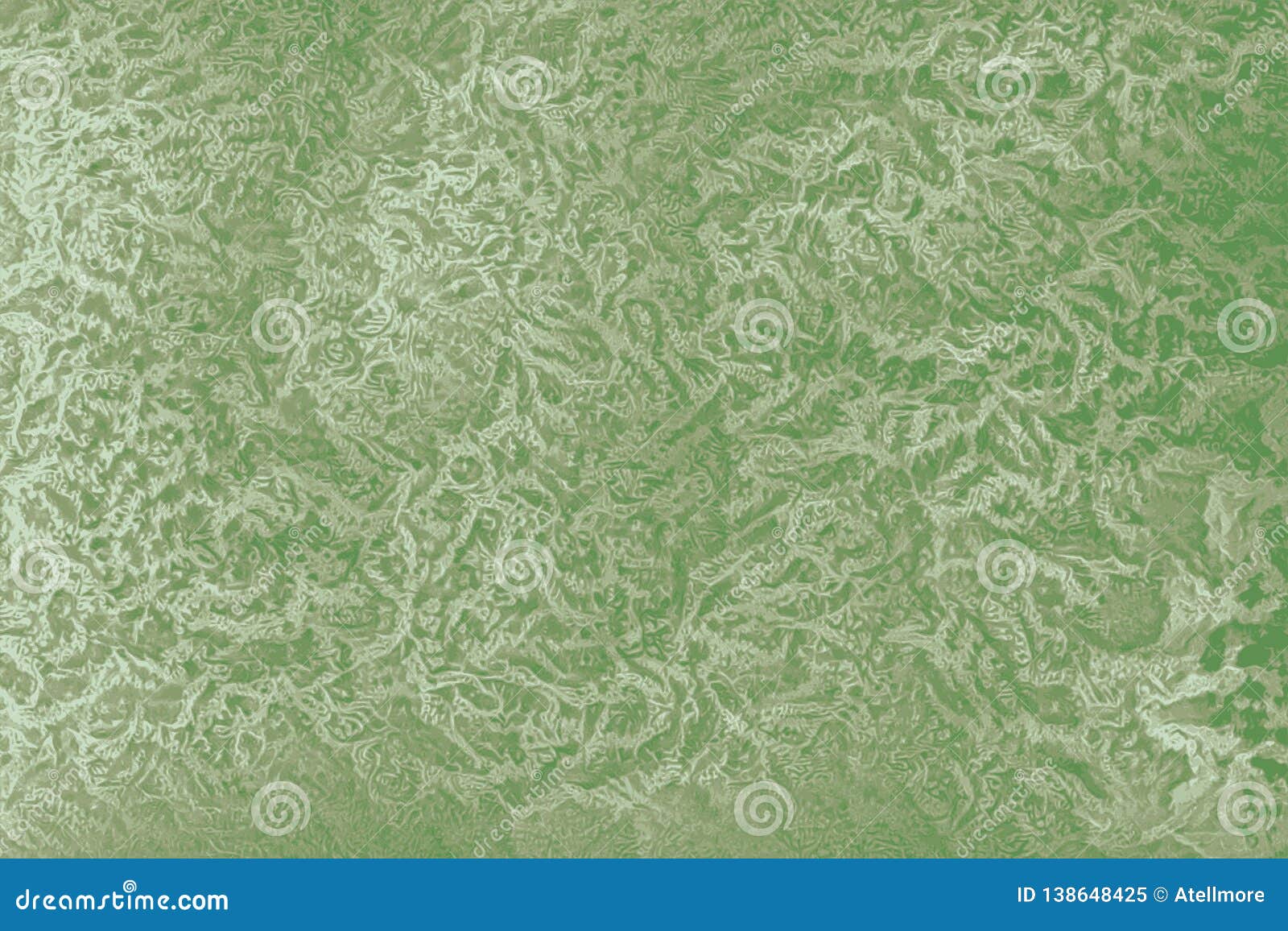 Green Retro 60s Wallpaper Background with Floral Patterns Stock ...