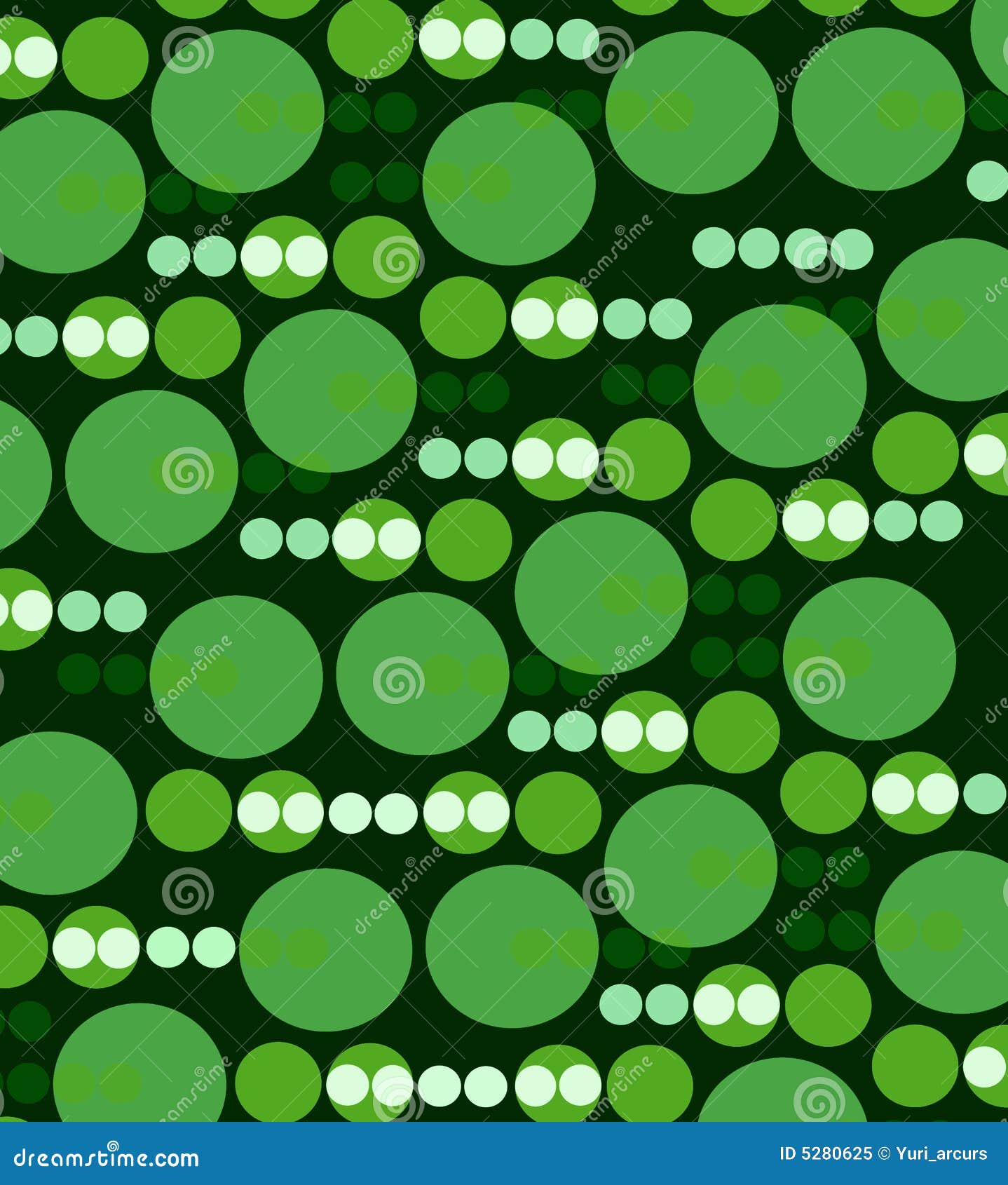 Green retro wallpaper stock illustration. Illustration of decoration ...